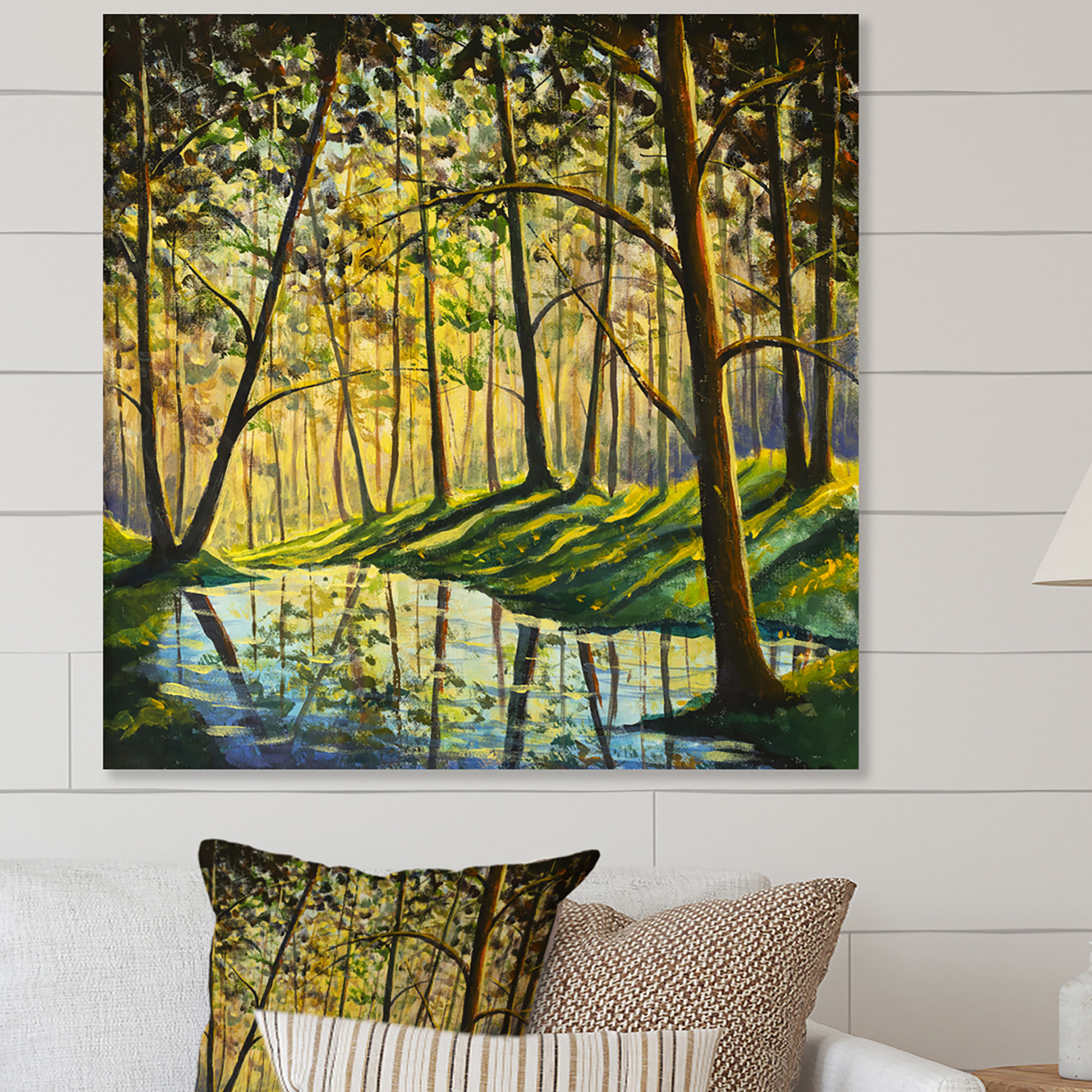 Millwood Pines Path to the Spring Enchanted Forest - Painting - Wayfair ...