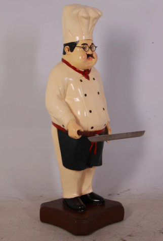 Bloomsbury Market Asten Pizza Chef Small Statue | Wayfair