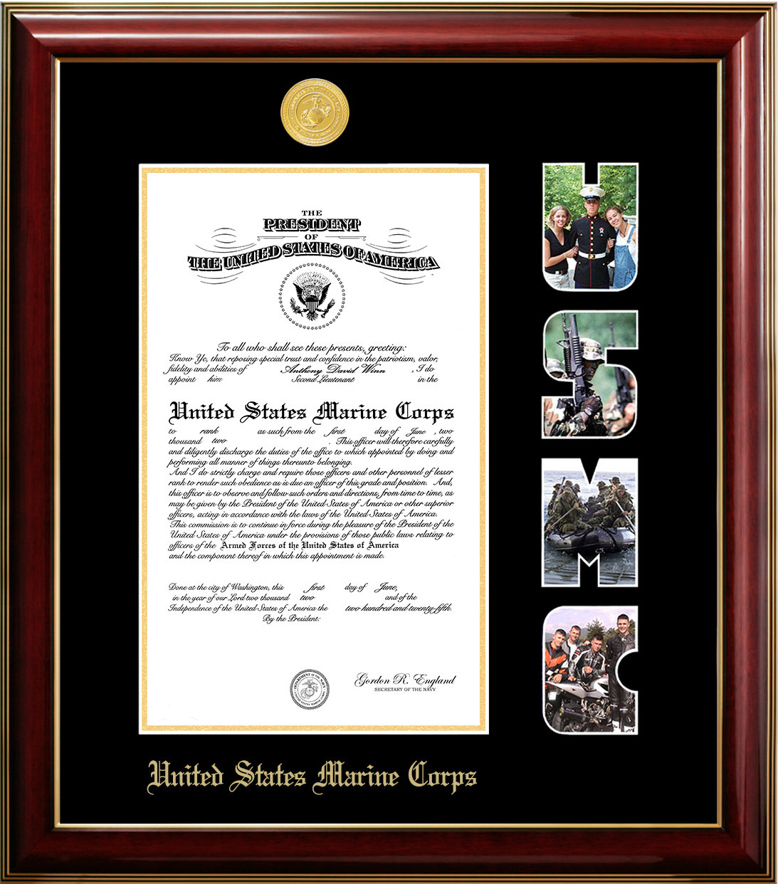 Patriot Frames Marine Certificate Picture Frame | Wayfair