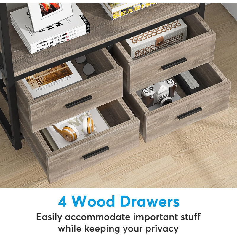 Mercer41 Fabyola Etagere Bookcase & Reviews | Wayfair