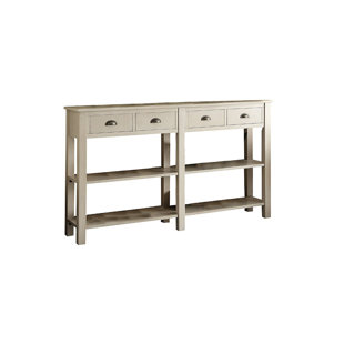 White Wood Console Tables You'll Love | Wayfair