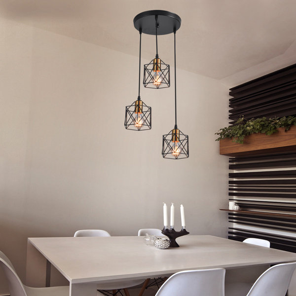 17 Stories 3-light Hanging Light Fixtures Pendant Lights Ceiling ...