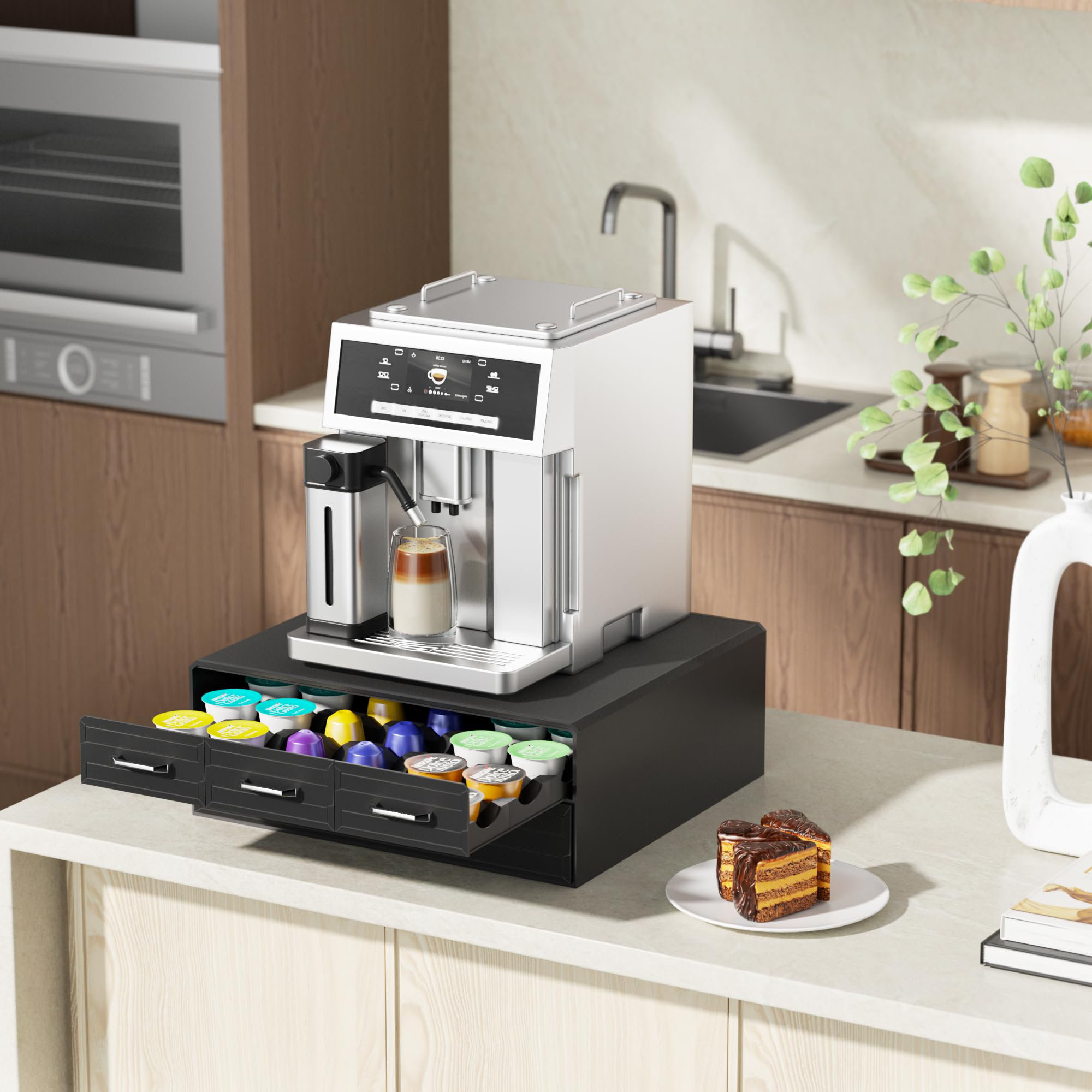 HUDSON & ASHTON LLC K-Cup Drawer Container, 60/88 Capsules, Black | Wayfair