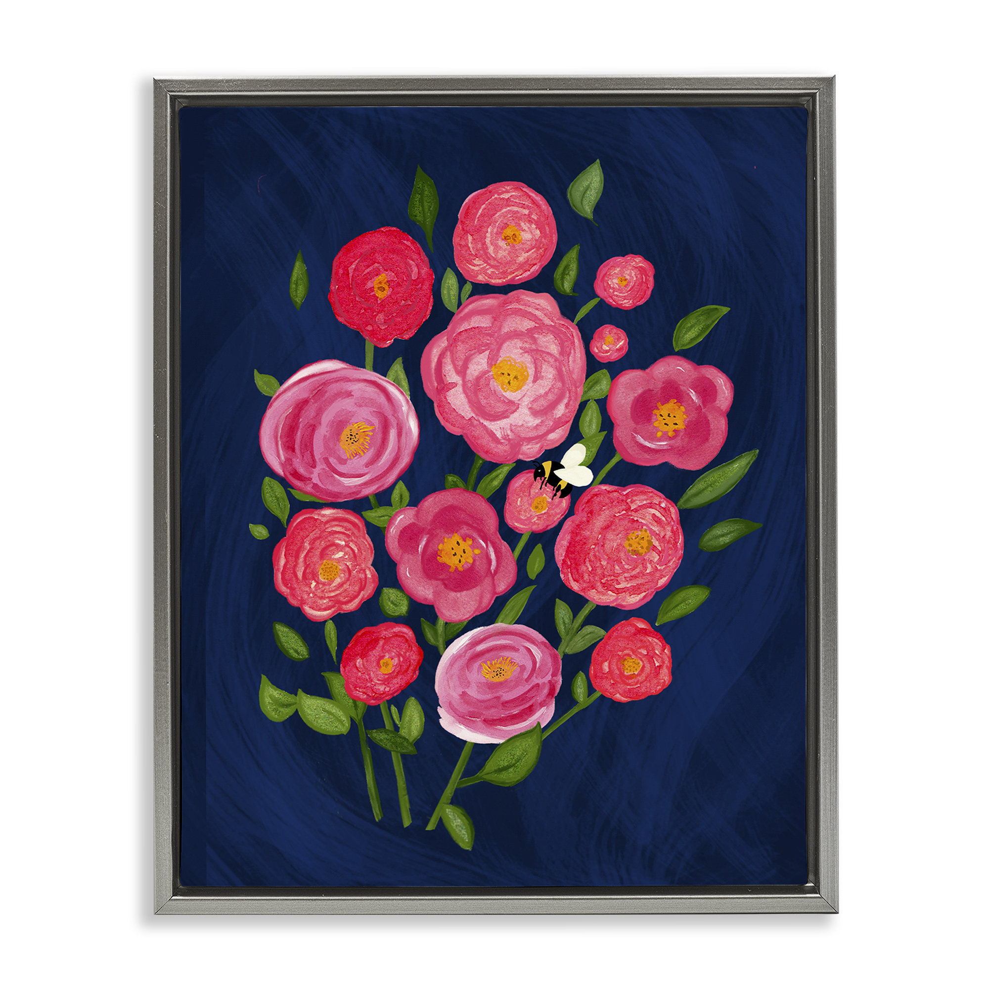 Lark Manor™ Pink Poses Bunches Canvas Wall Art by Michelle Ingari ...