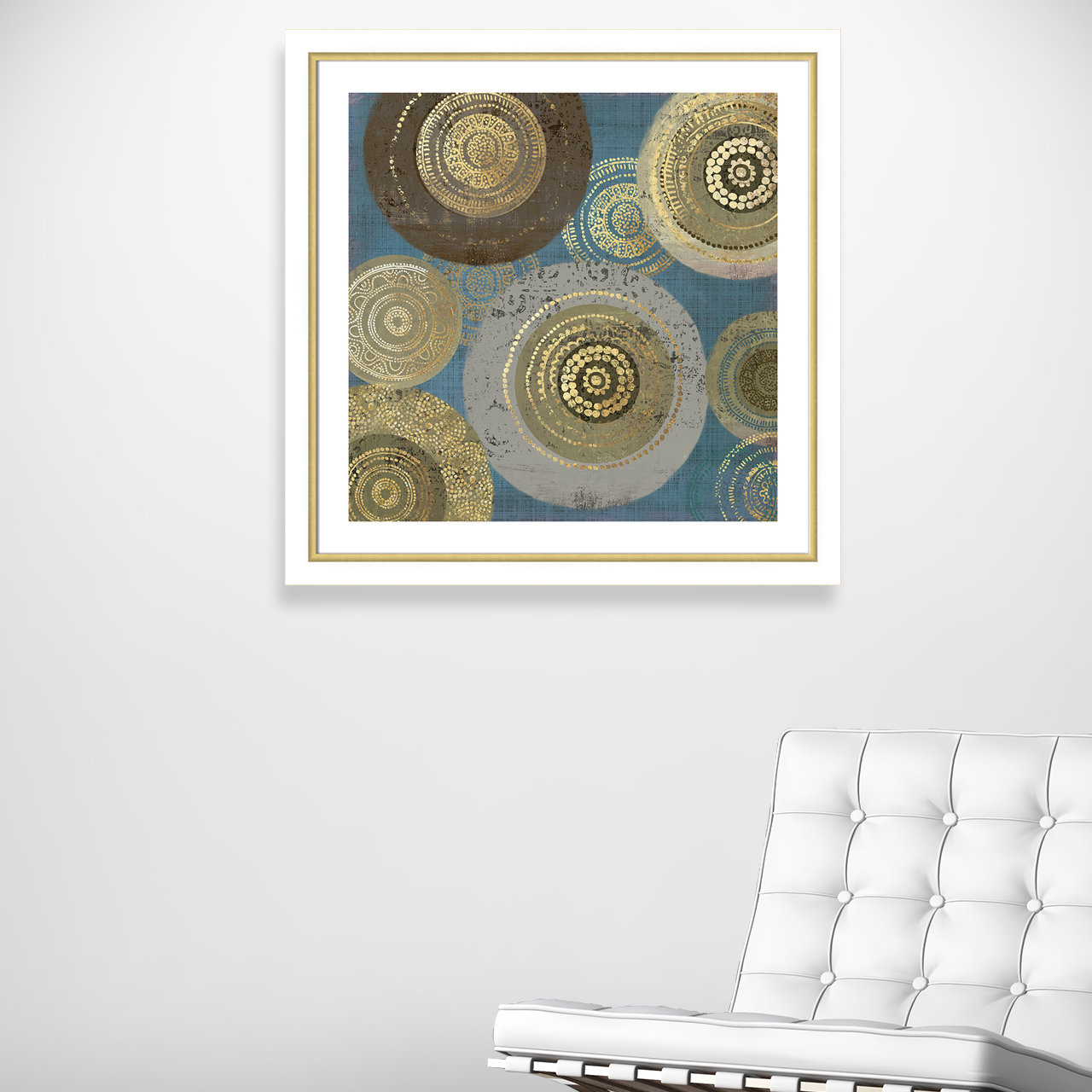 World Menagerie Aizlyn Aboriginal Dot II' Framed Acrylic Painting Print ...