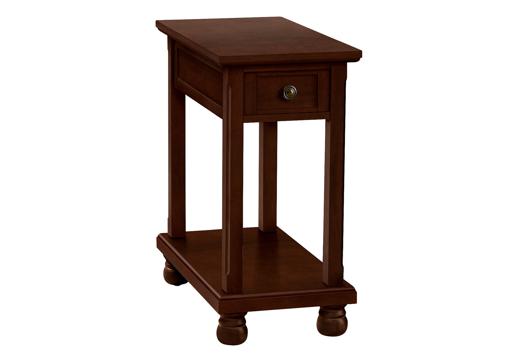 Darby Home Co Versatile Traditional Side Table With Storage Wood End ...