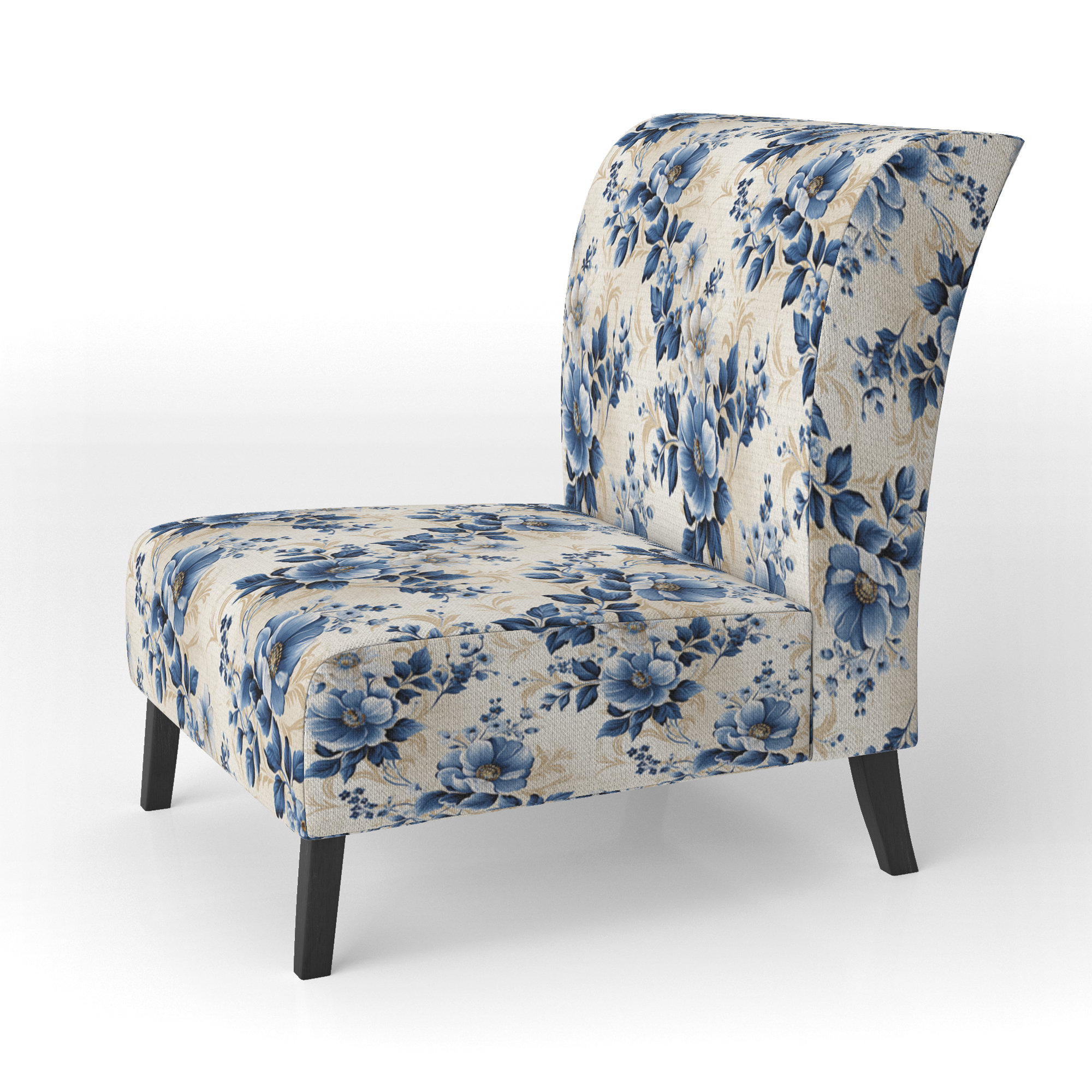 Red Barrel Studio® Jovo Upholstered Slipper Chair | Wayfair