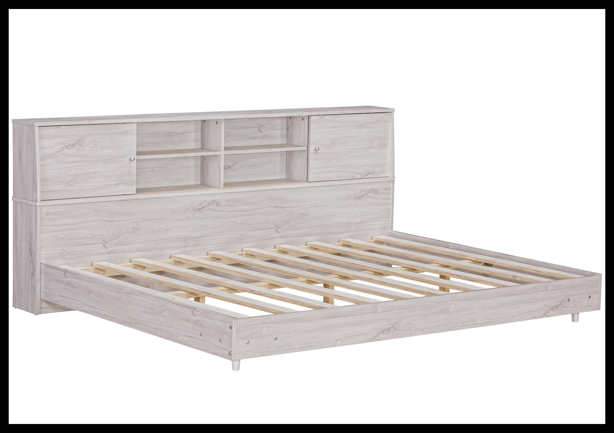 Millwood Pines Daybed Frame with Storage Bookcases - Wayfair Canada