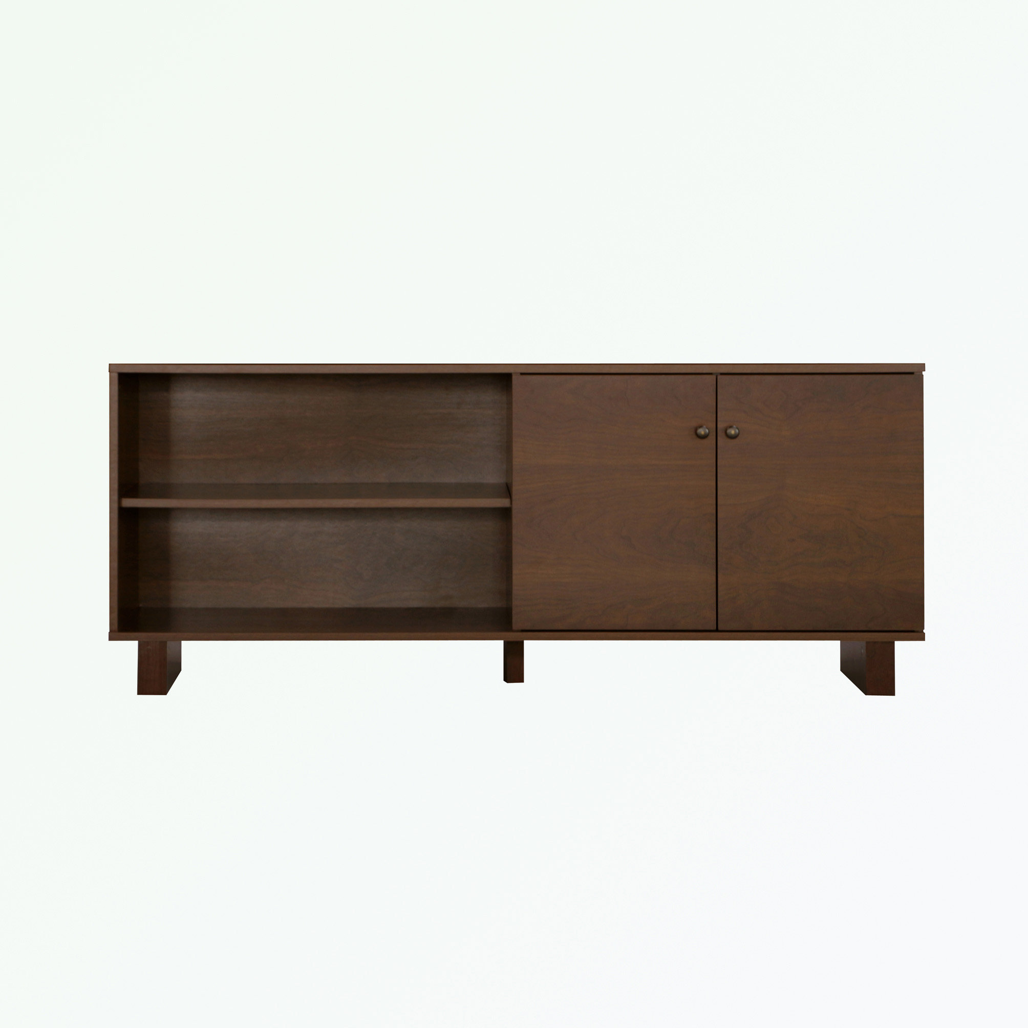Millwood Pines Media Console – Elegant TV Stand with Adjustable Shelves ...