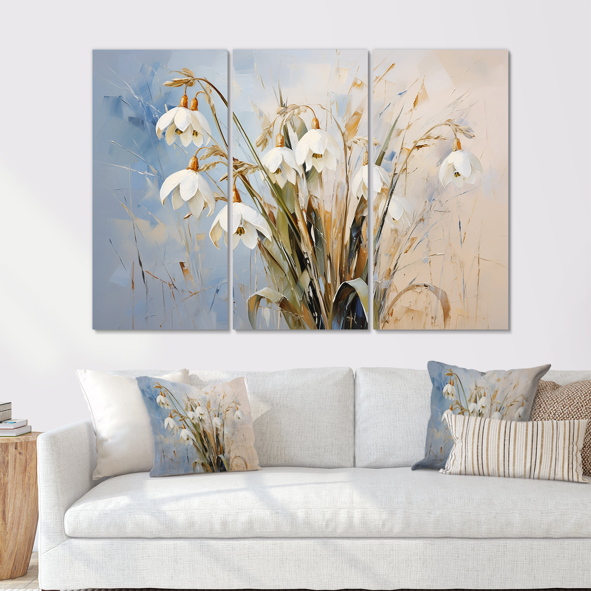 Red Barrel Studio® White And Blue Snowdrops Simplicity II - Snowdrops ...