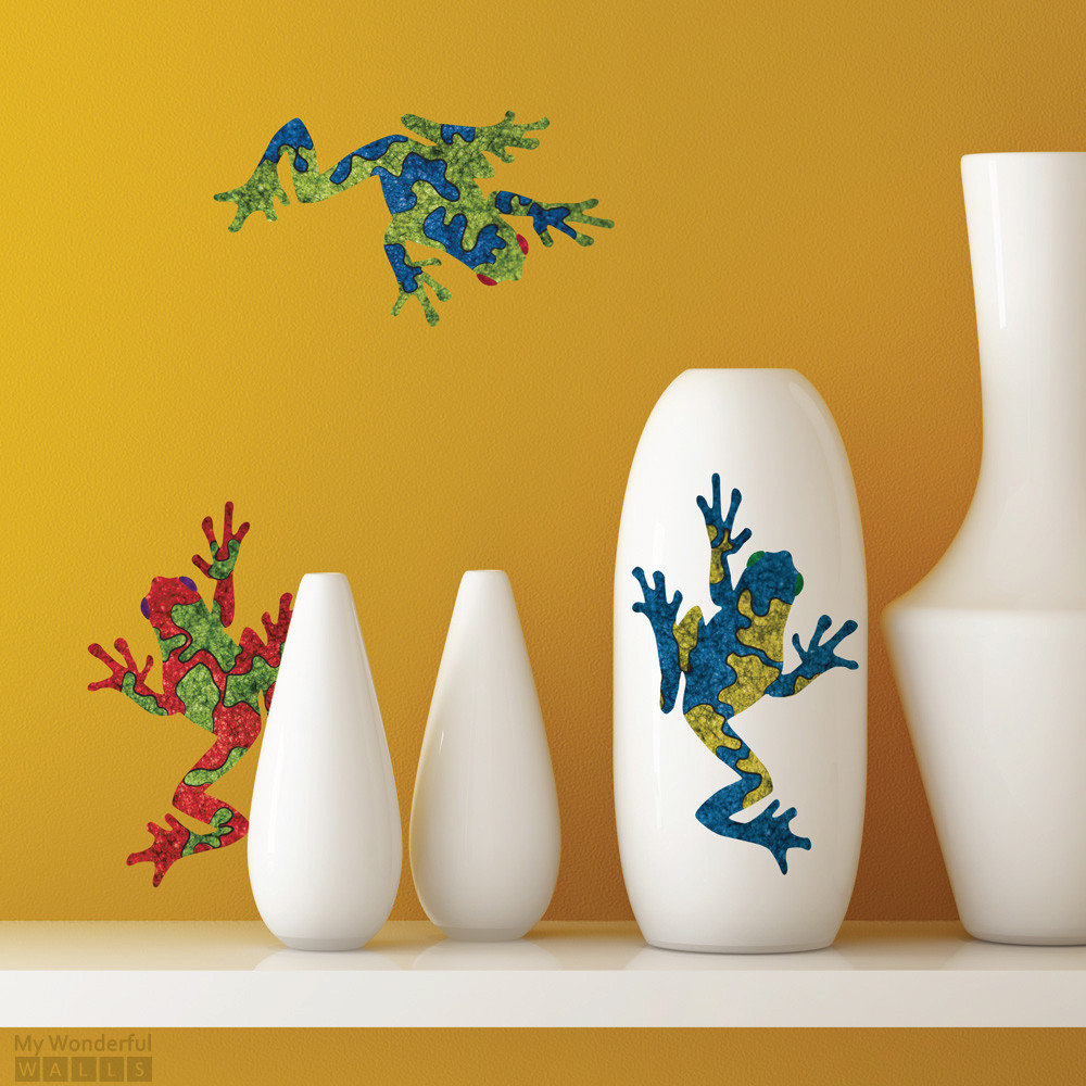 My Wonderful Walls Vibrant Tree Frogs Wall Decal | Wayfair