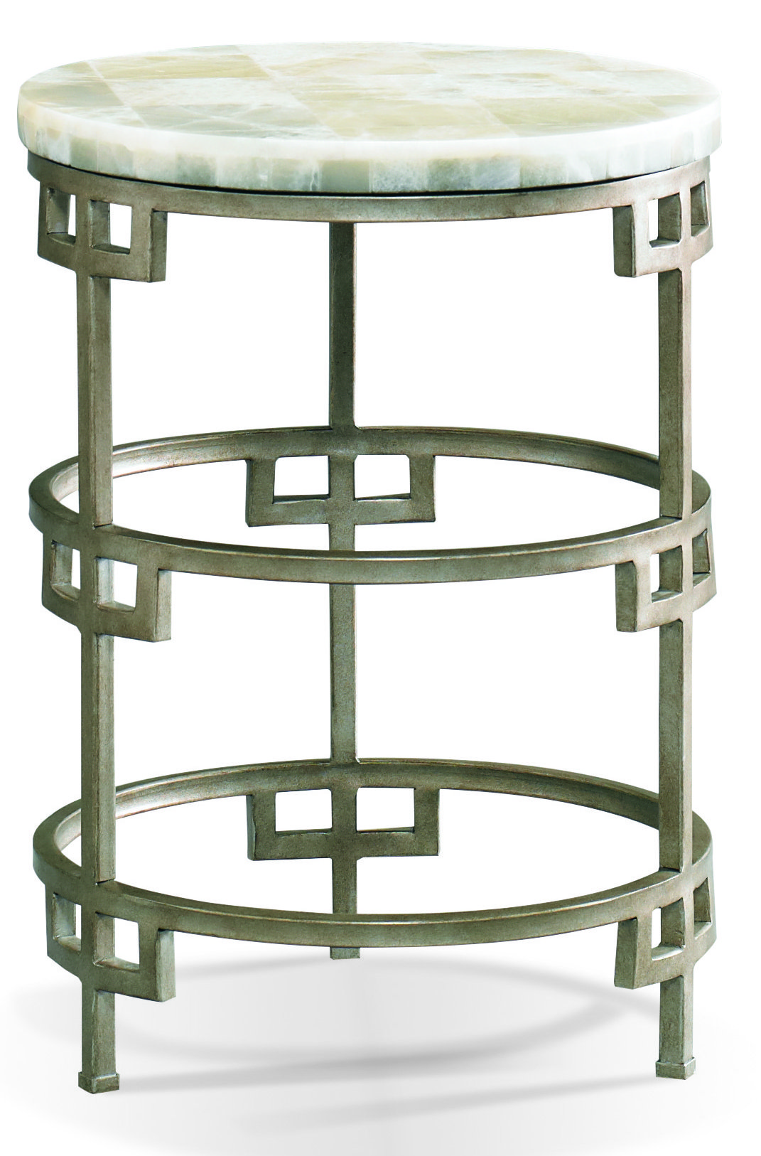 Sherrill Occasional Infinity Marble Top 3 Legs End Table | Wayfair