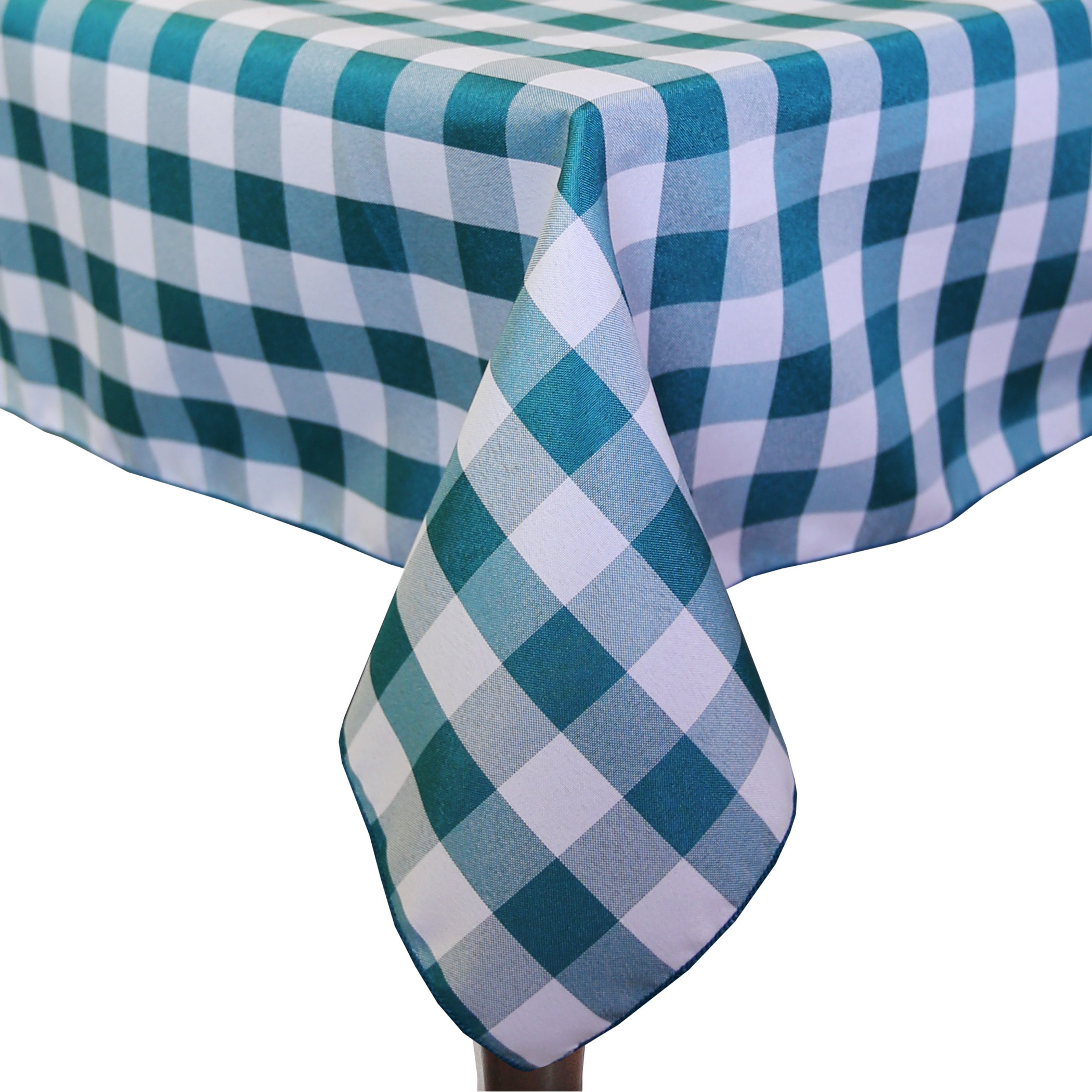 Gracie Oaks - Square Polyester Gingham Checkered Tablecloth | Wayfair