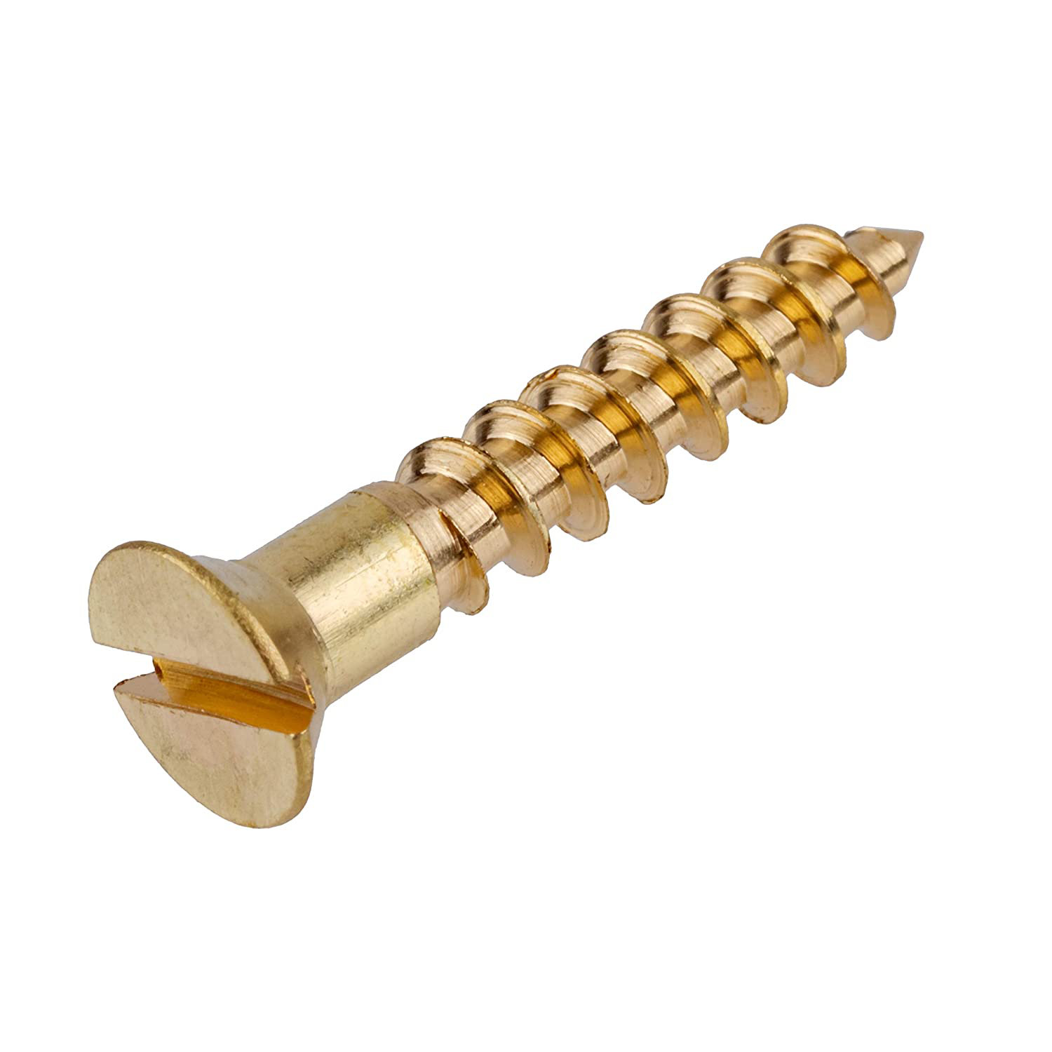 UNIQANTIQ HARDWARE SUPPLY Flat Countersunk Head Slot Drive Wood Screws ...