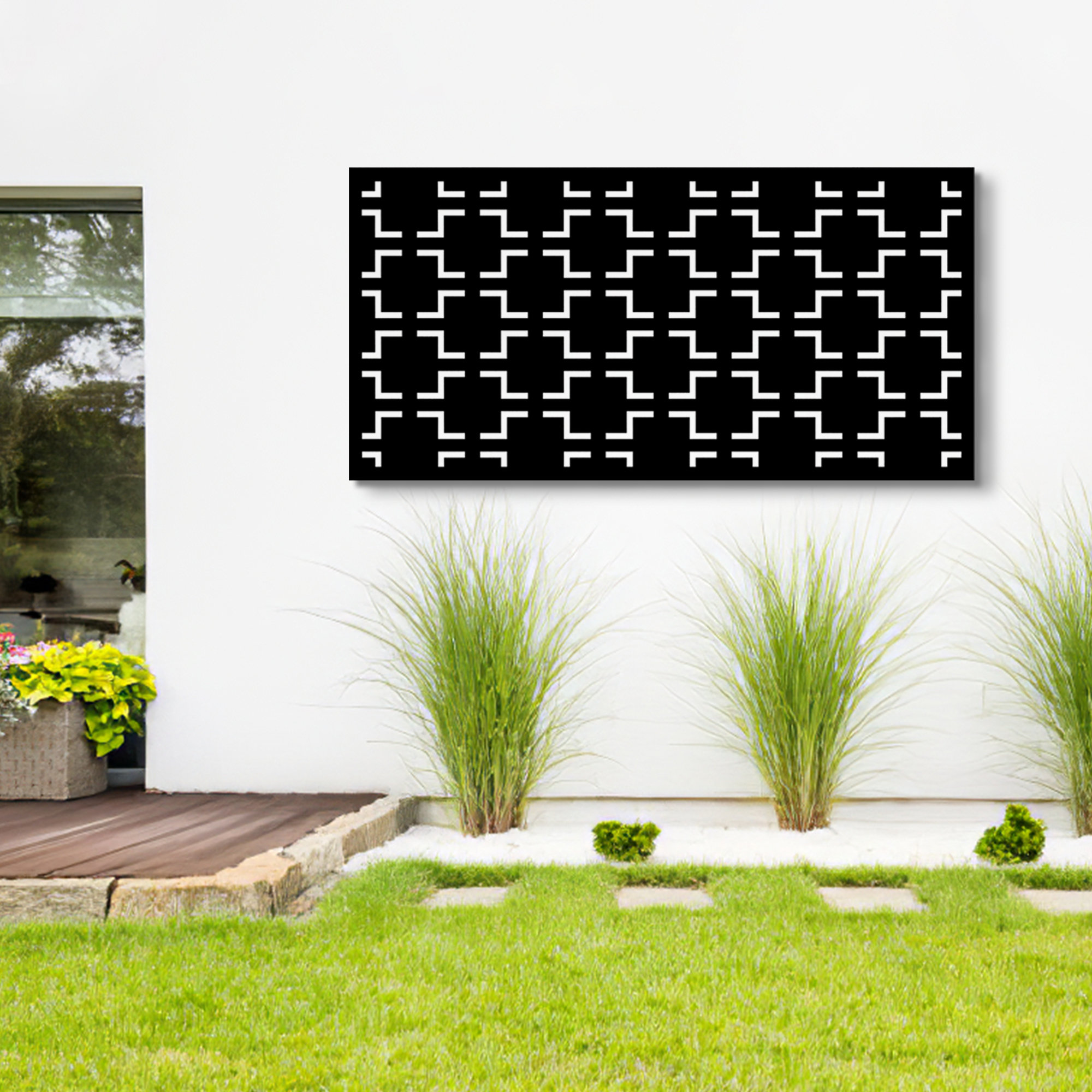 Veradek Screen Series Quadra Plastic Black Screen Panel & Reviews ...