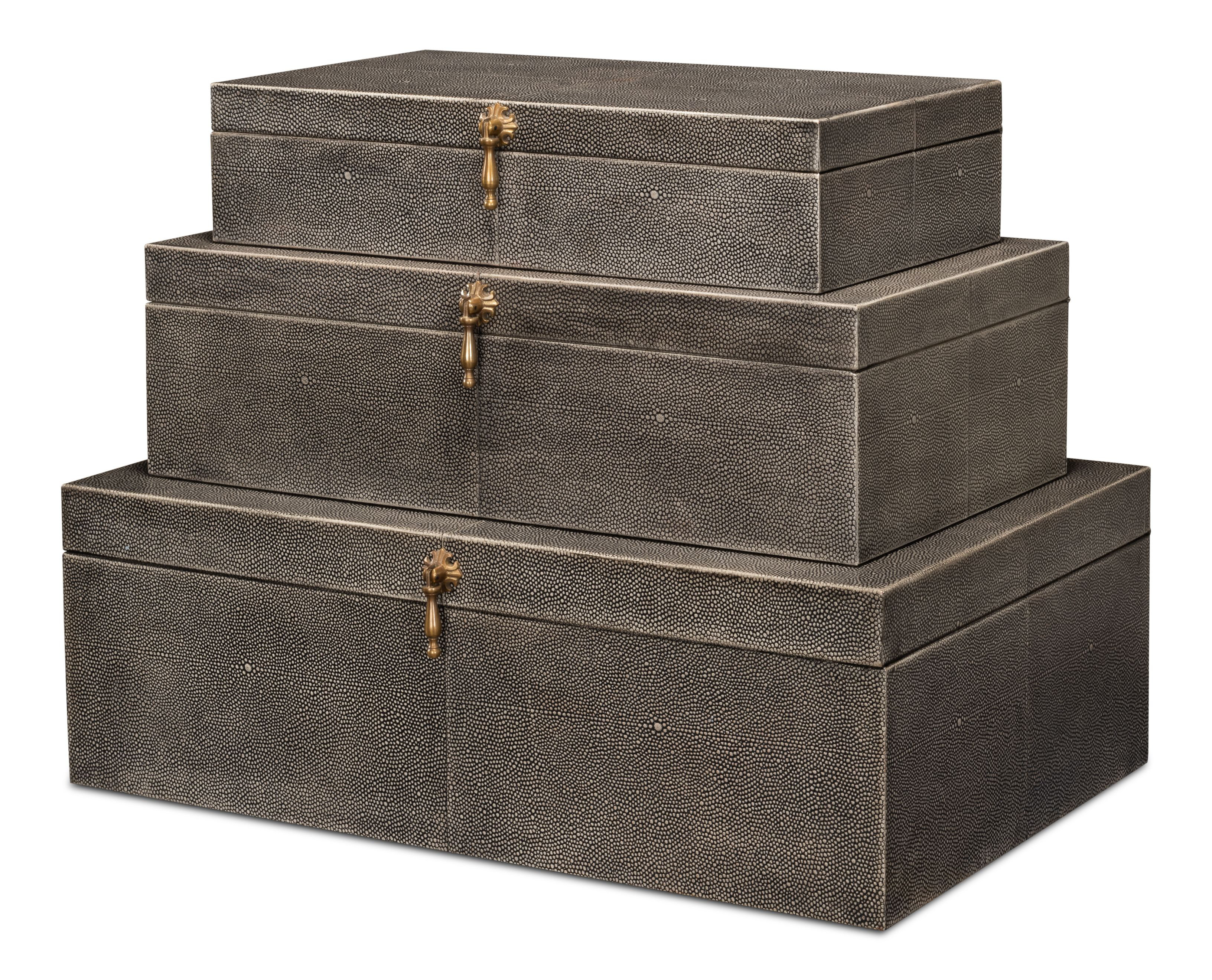 Sarreid Ltd Cosmos Nesting Boxes, Set of Three | Perigold