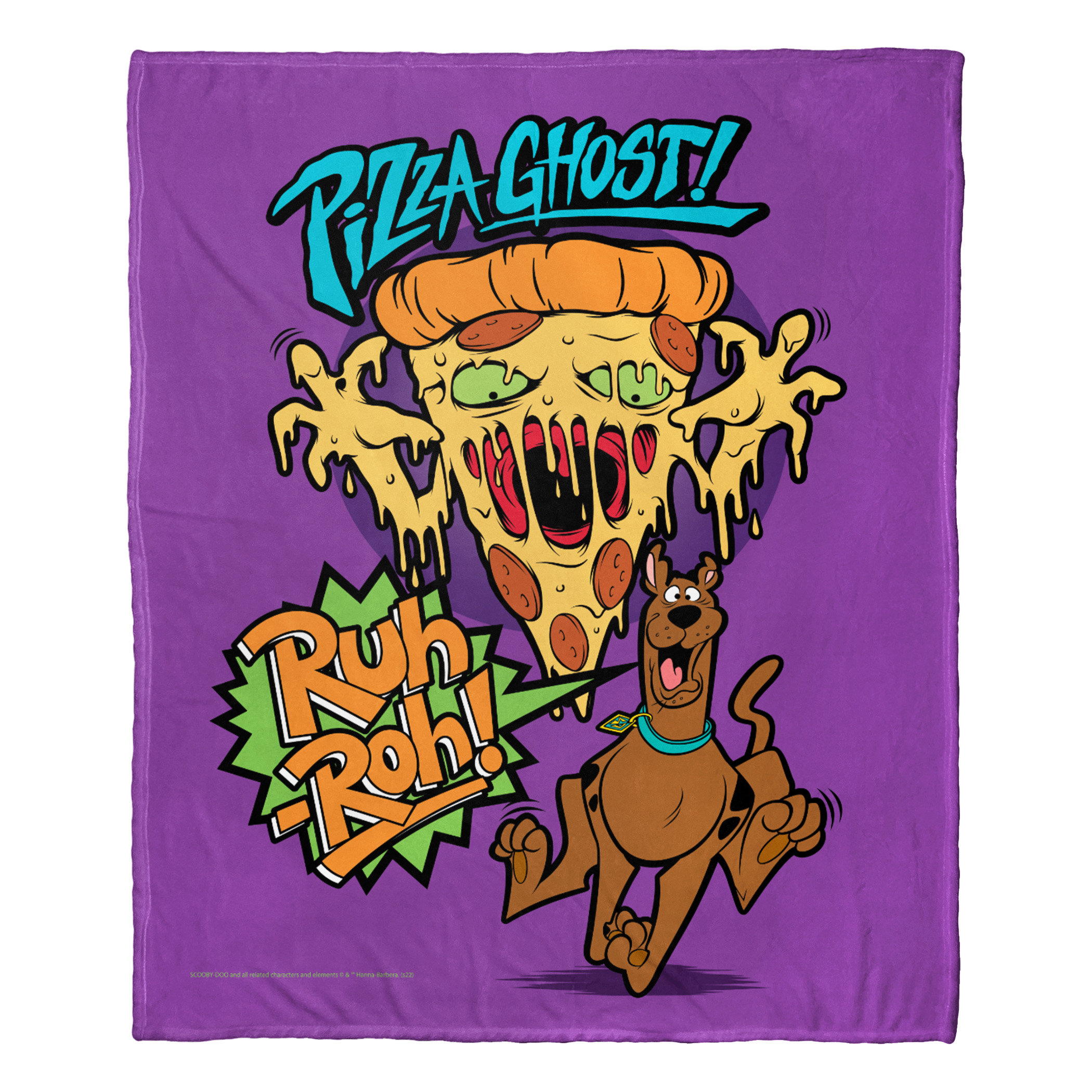 Northwest Warner Bros. Scooby Doo Pizza Ghost Throw | Wayfair