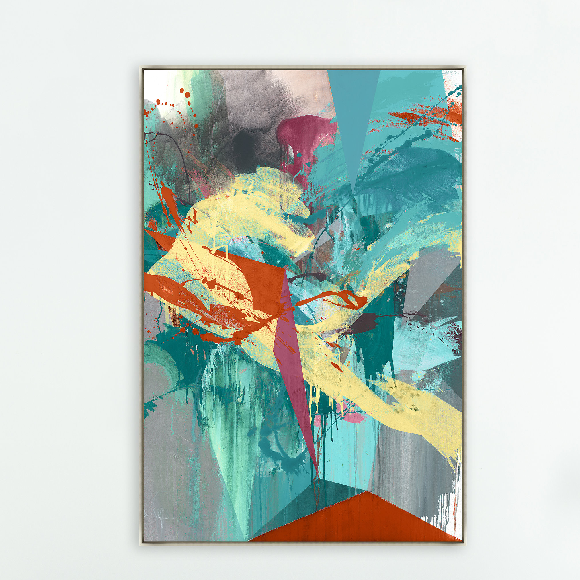 Chelsea Art Studio Meteor Garden II by Jean Kenna - Painting on Canvas ...