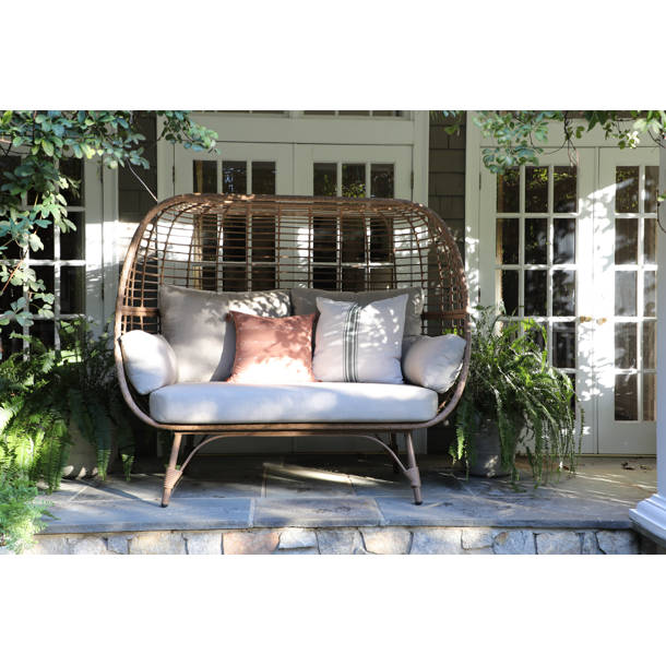 Brayden Studio® Seager 91'' Metal Outdoor Patio Daybed | Wayfair