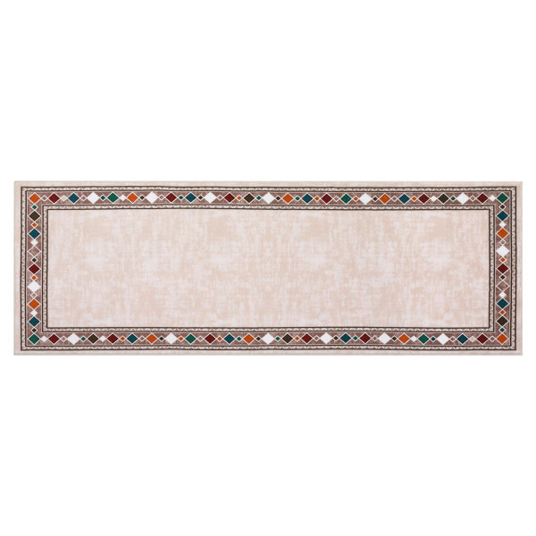 Dakota Fields Washable Modern Carpet Chic Bordered Area Rugs for Dining ...