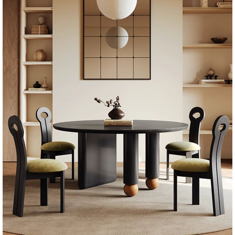 Ivy Bronx Paolo Vivan Round 59'' Dining Table | Wayfair