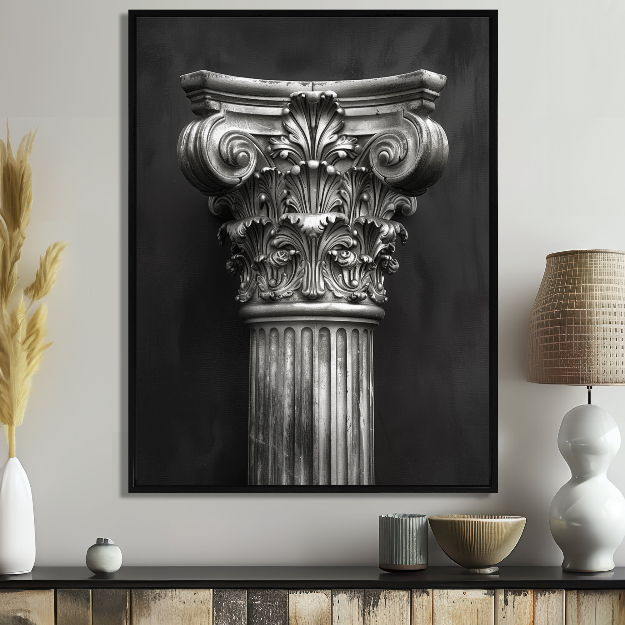 Winston Porter Monochrome Roman Architectural Artistry Monument ...