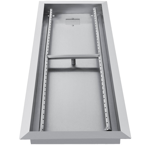 Ebern Designs Altina Stainless Steel Propane Table Fire Pit & Reviews ...