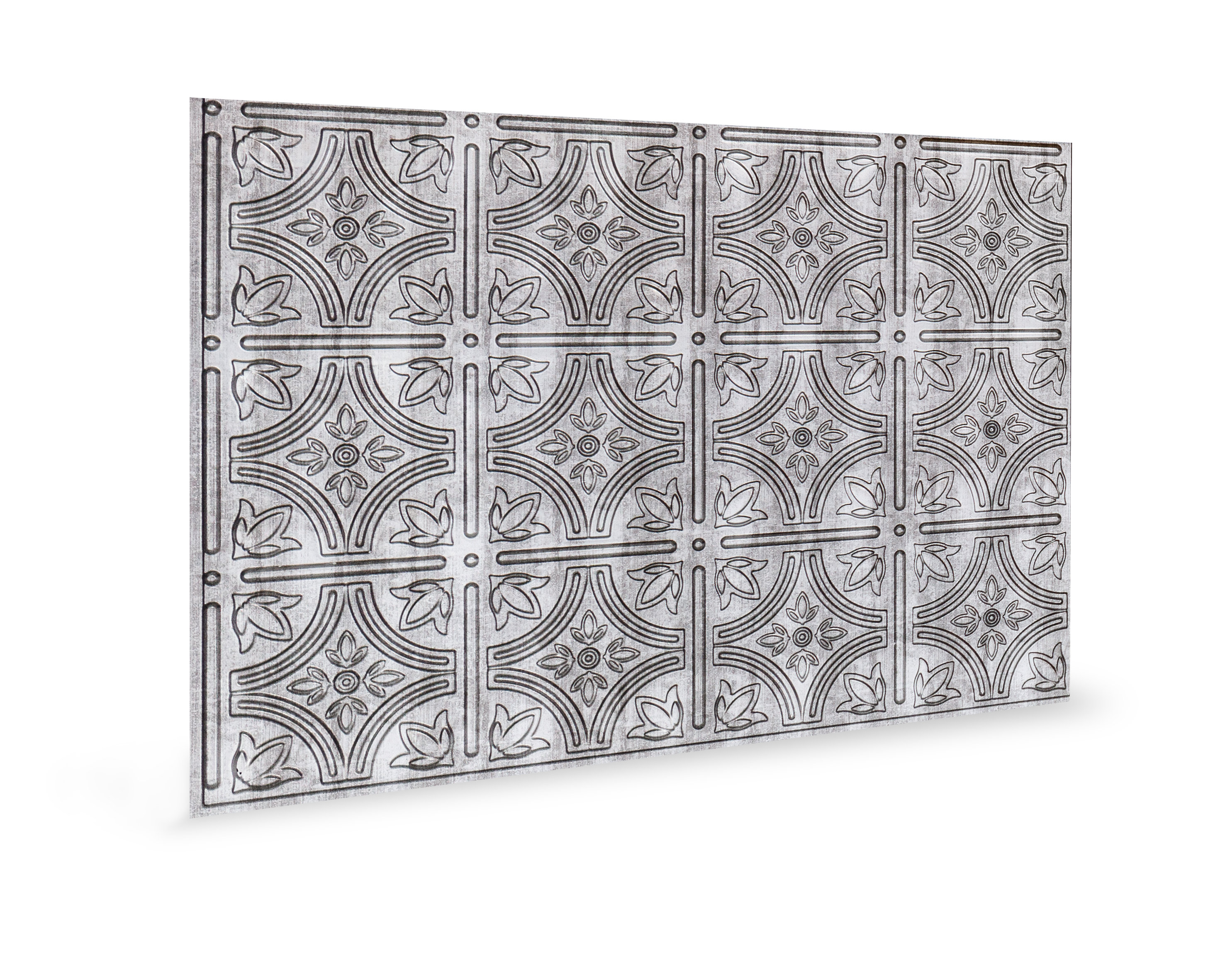 Innovera Decor by Palram 18.5" x 24.3" 3D Wall Panel in Crosshatch ...