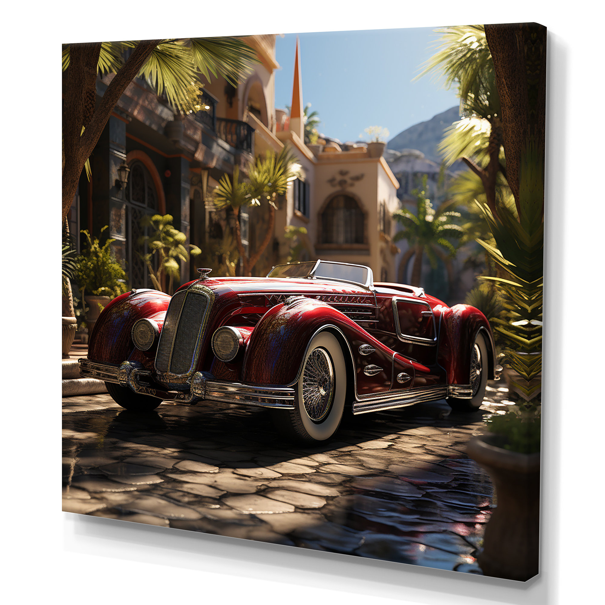 Williston Forge Expressionist Vintage Car Spirit - Car Vintage Wall Art ...