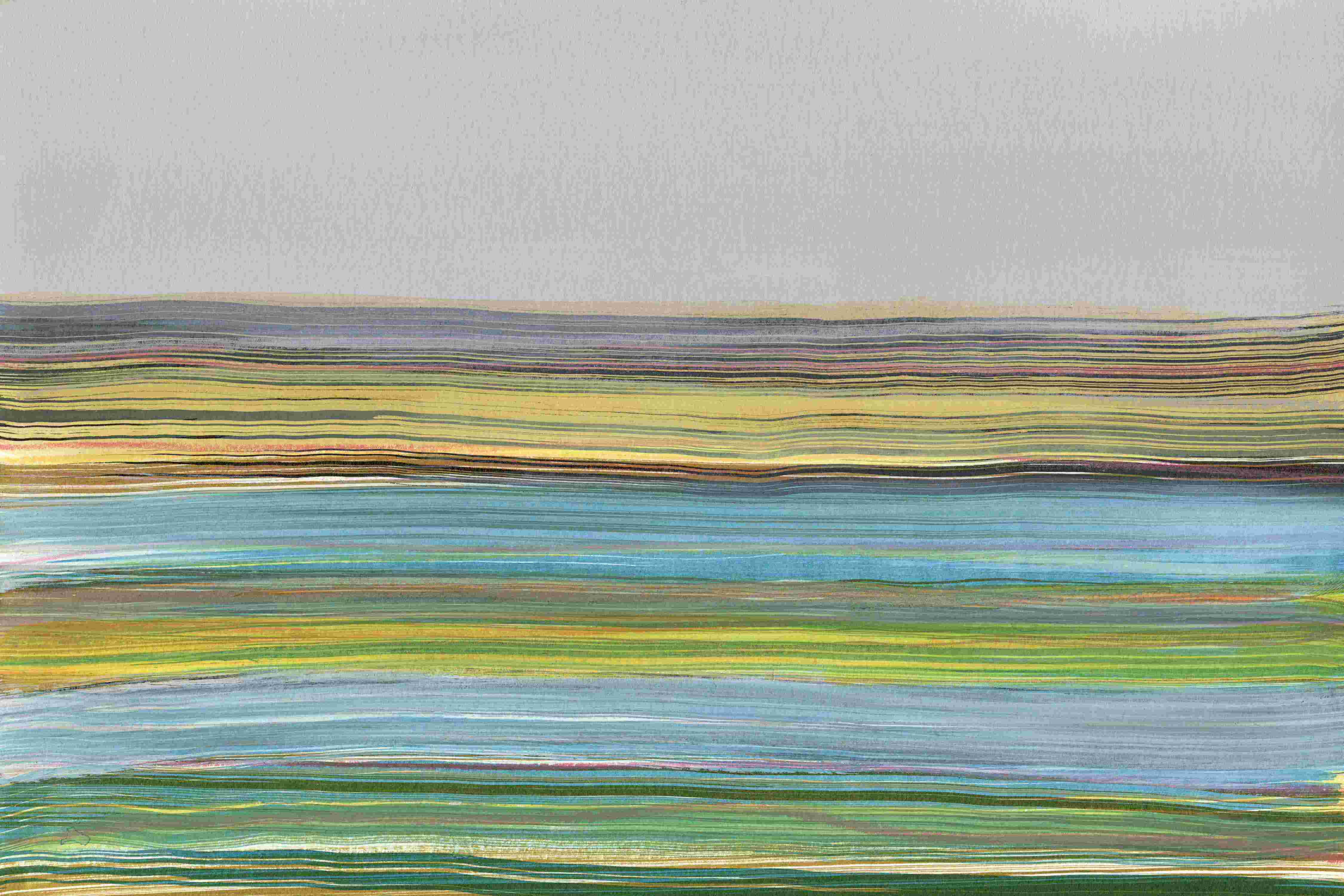 Orren Ellis " Parallel Striae I " by Jodi Fuchs | Wayfair