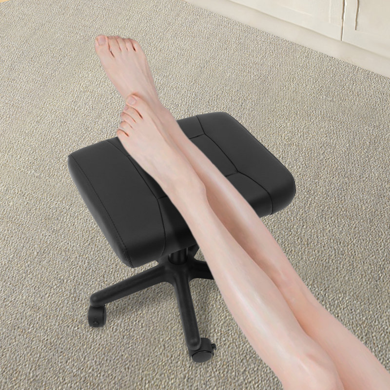 CNCEST Height Adjustable Footrest with Wheels & Reviews | Wayfair