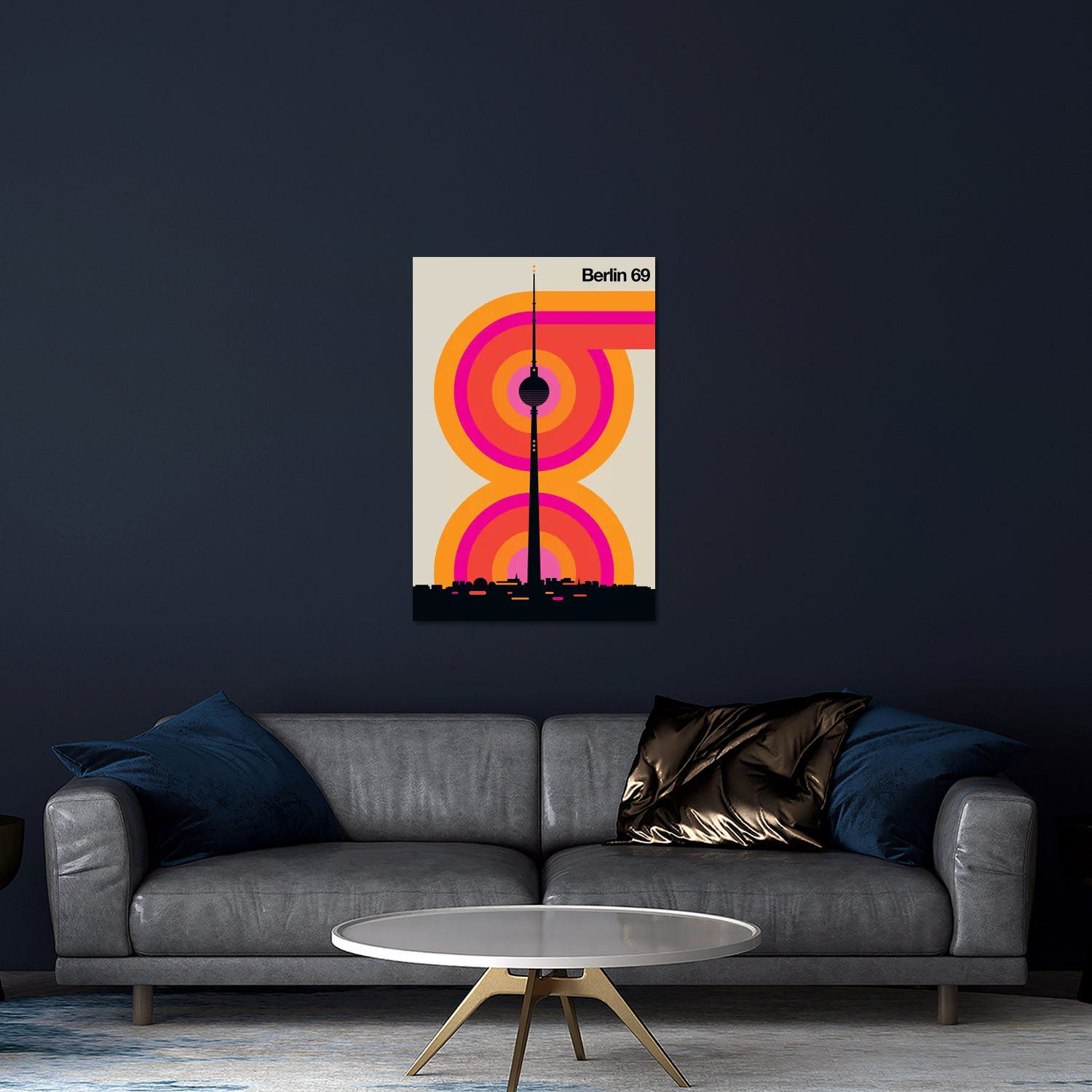 Ivy Bronx Berlin 69 by Bo Lundberg - Unframed Graphic Art | Wayfair