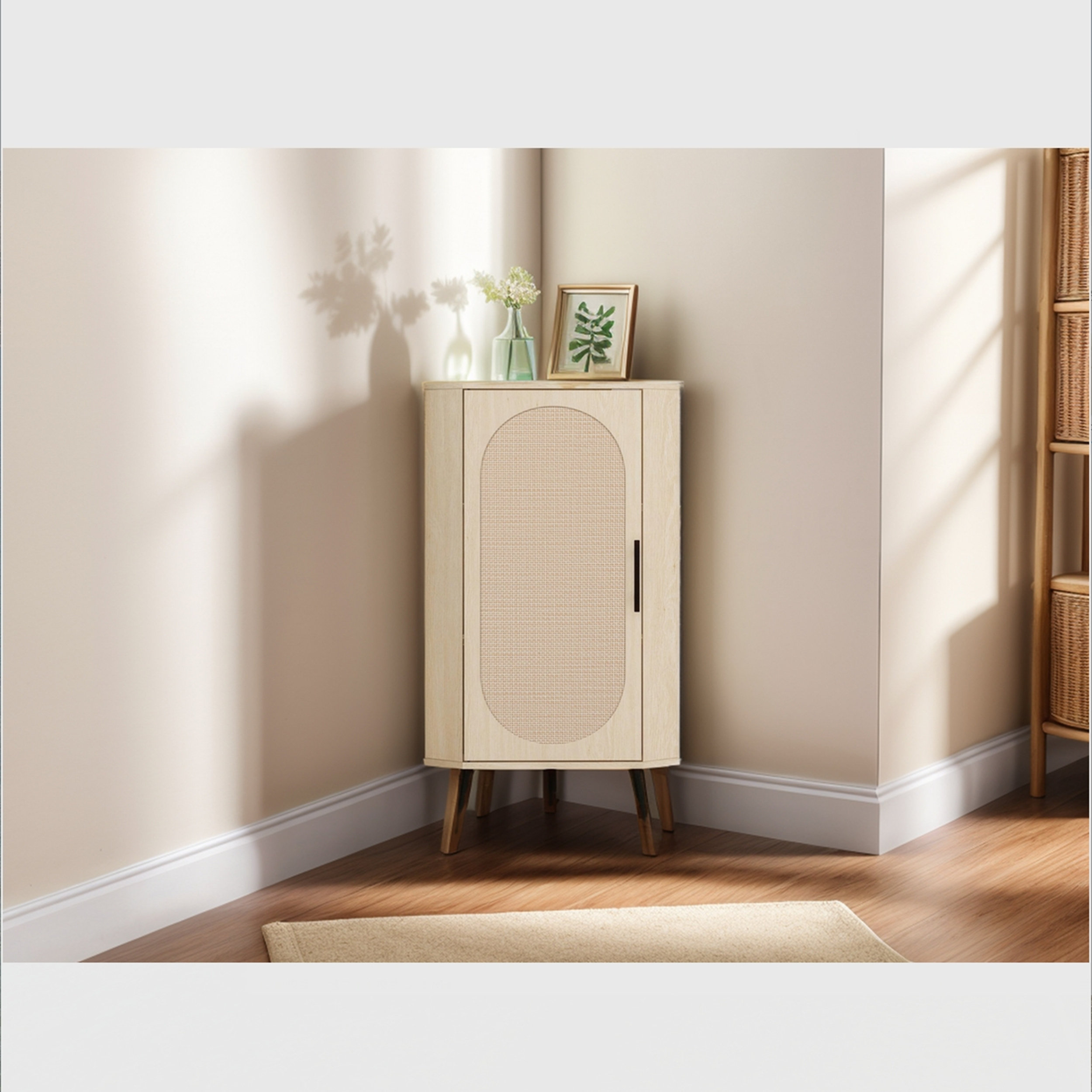 Dakota Fields Freestanding Corner Cabinet | Wayfair