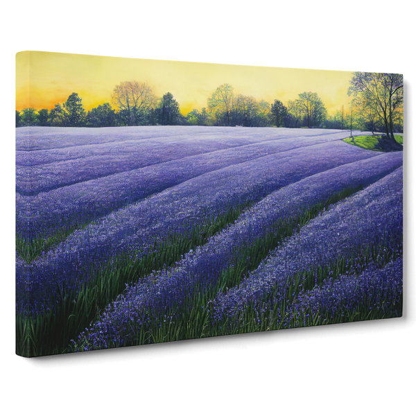 ClassicLiving Glorious Bluebell Field - Wrapped Canvas Art Prints ...