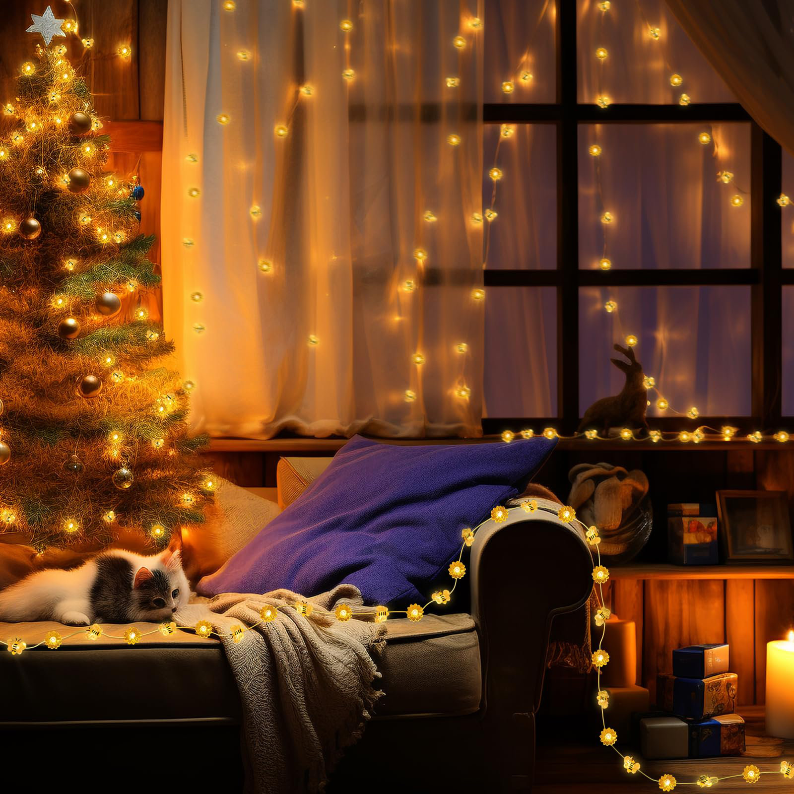 The Holiday Aisle® Kardelen 30 - Bulb 120'' LED Fairy String Light ...