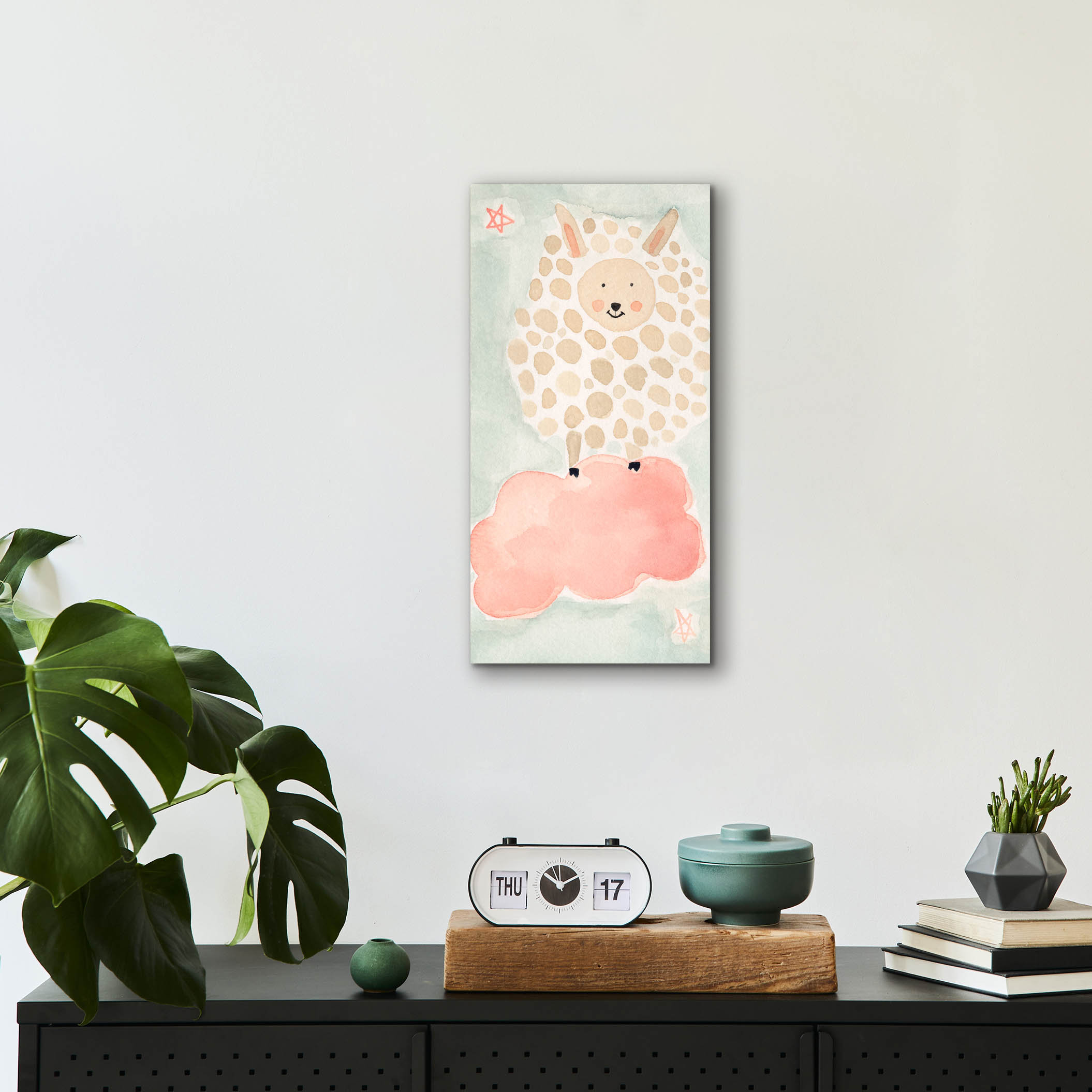 Harriet Bee 'Counting Sheep No 1' by Natalie Timbrook, Acrylic Glass ...