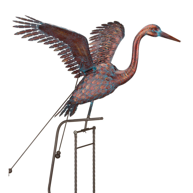 Sand & Stable™ Hird Rocker Crane Garden Stake & Reviews | Wayfair