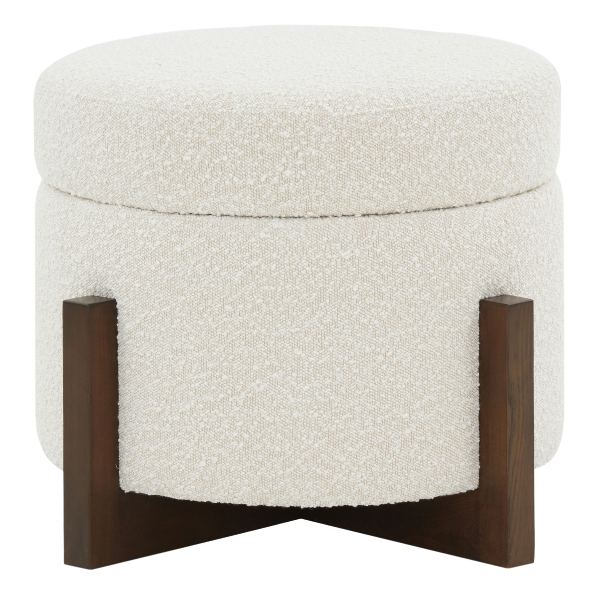 Latitude Run® Danylyn Boucle Storage Ottoman | Wayfair