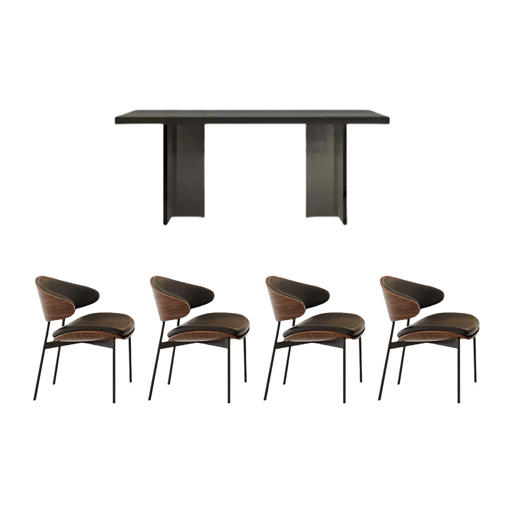 RESROS Sintered Stone Dining Table Scratch Resistant Stab | Wayfair