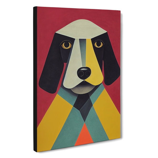 ClassicLiving Abstract Dog No.2 - Wrapped Canvas Print | Wayfair.co.uk