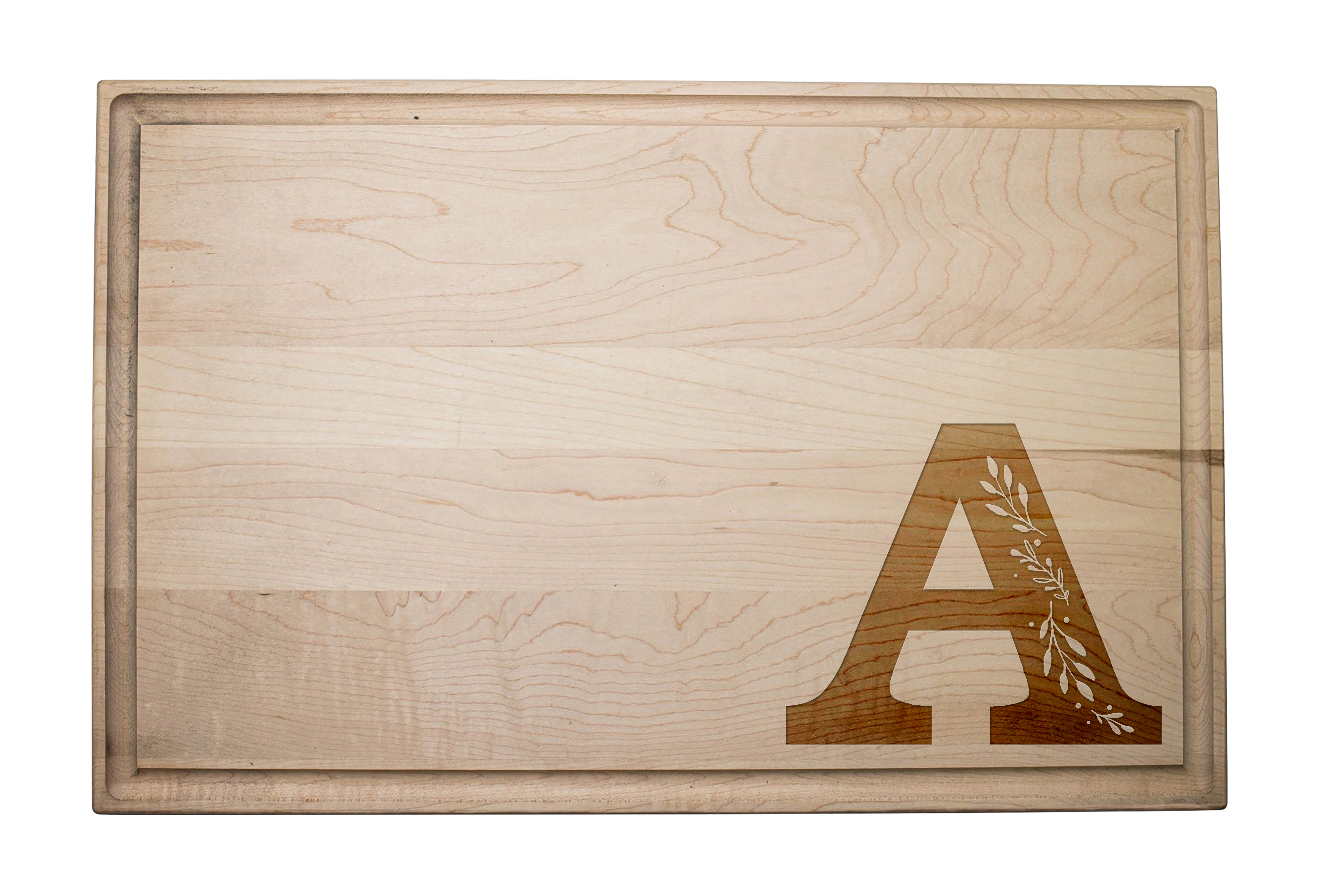 Designs Direct Creative Group Floral Monogram - A Cutting Board ...