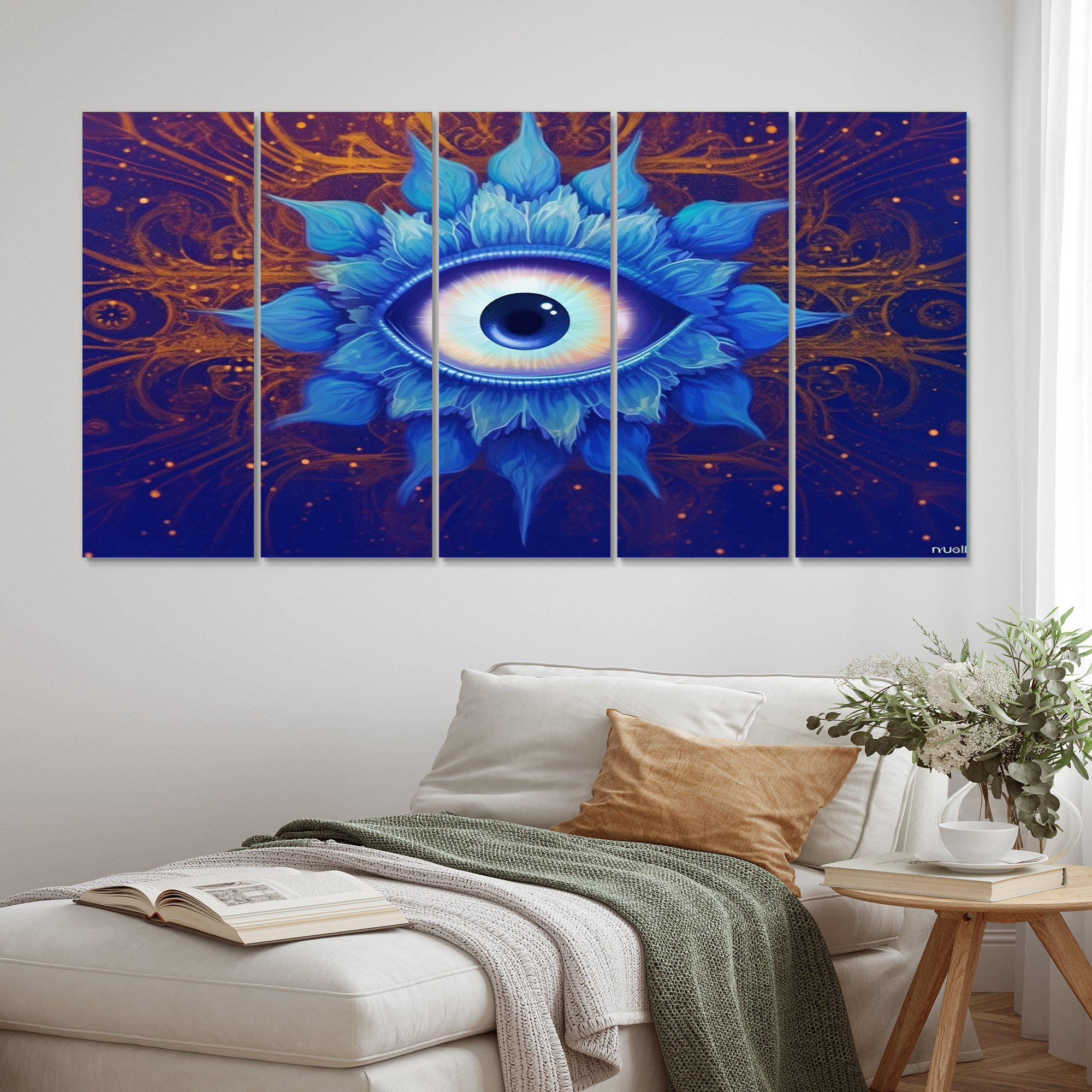 Trinx Vishuddhi Vision Eye Of Third Chakra III - Modern Canvas Print ...