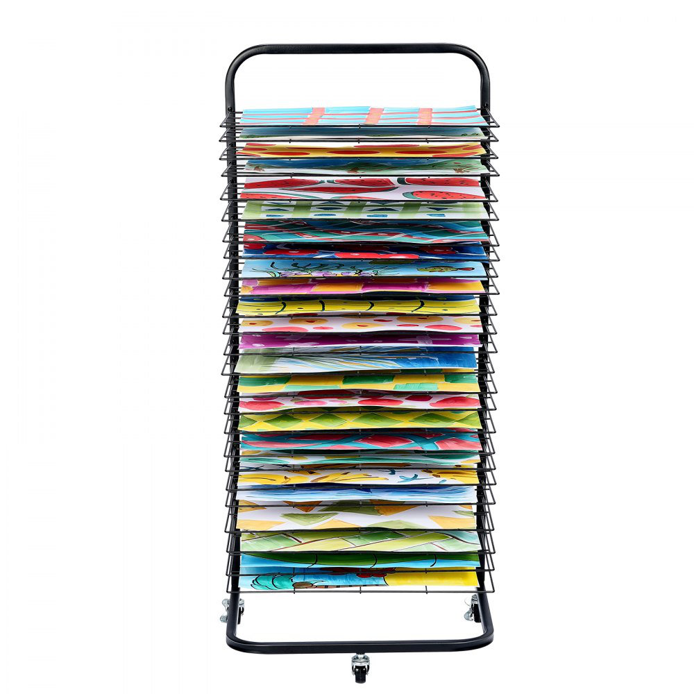 Ivy Bronx Art Drying Rack 25 Removable Shelves Paint Drying Rack With ...