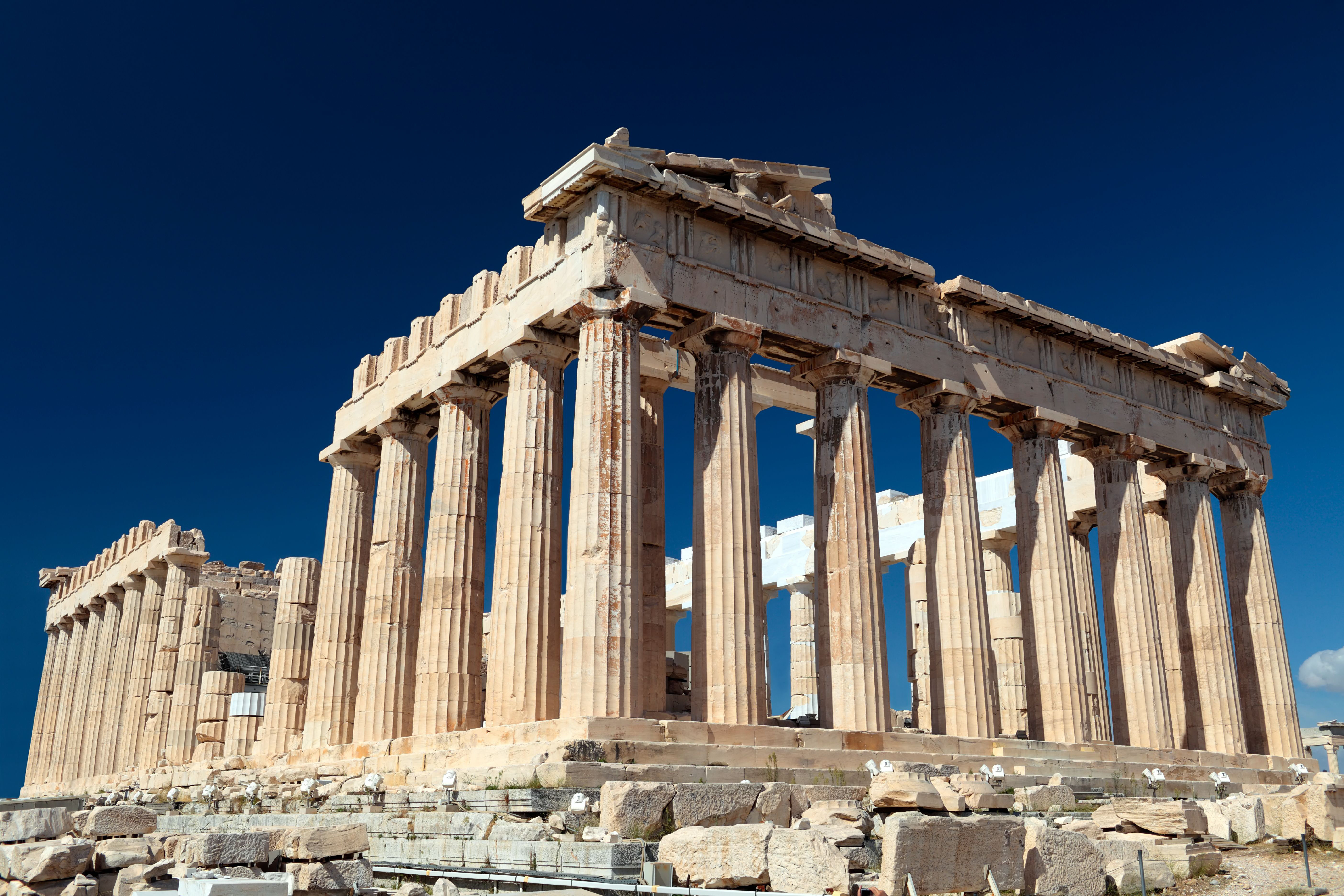 Ebern Designs Dezarai Parthenon by - Wrapped Canvas Photograph | Wayfair