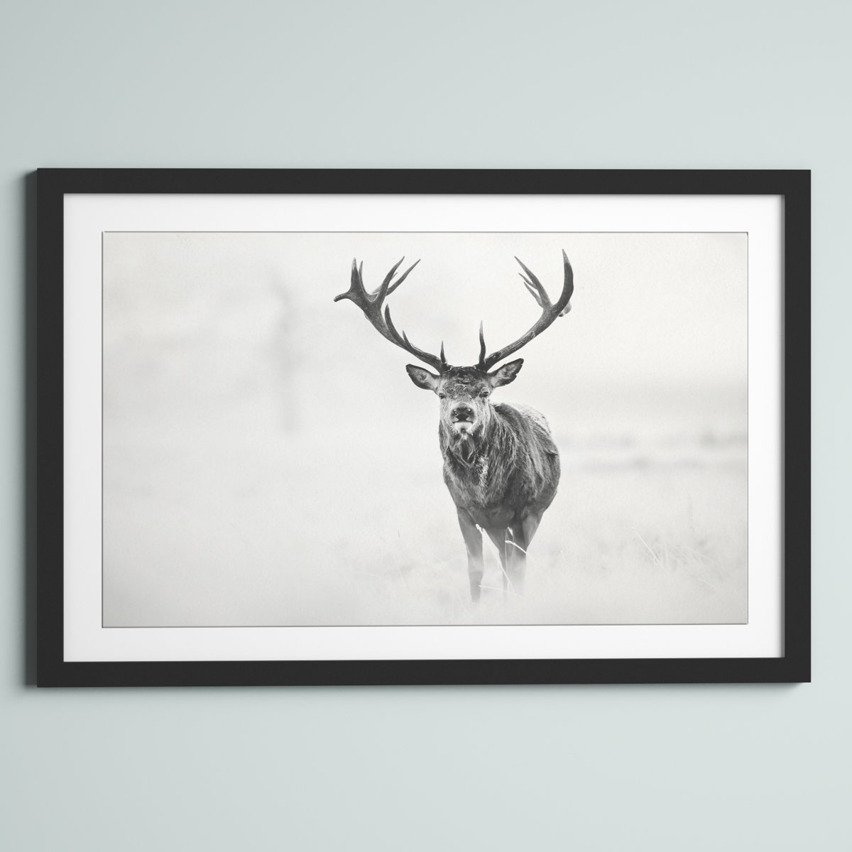 Steelside™ Elk Stare by Marmont Hill - Picture Frame Print & Reviews ...