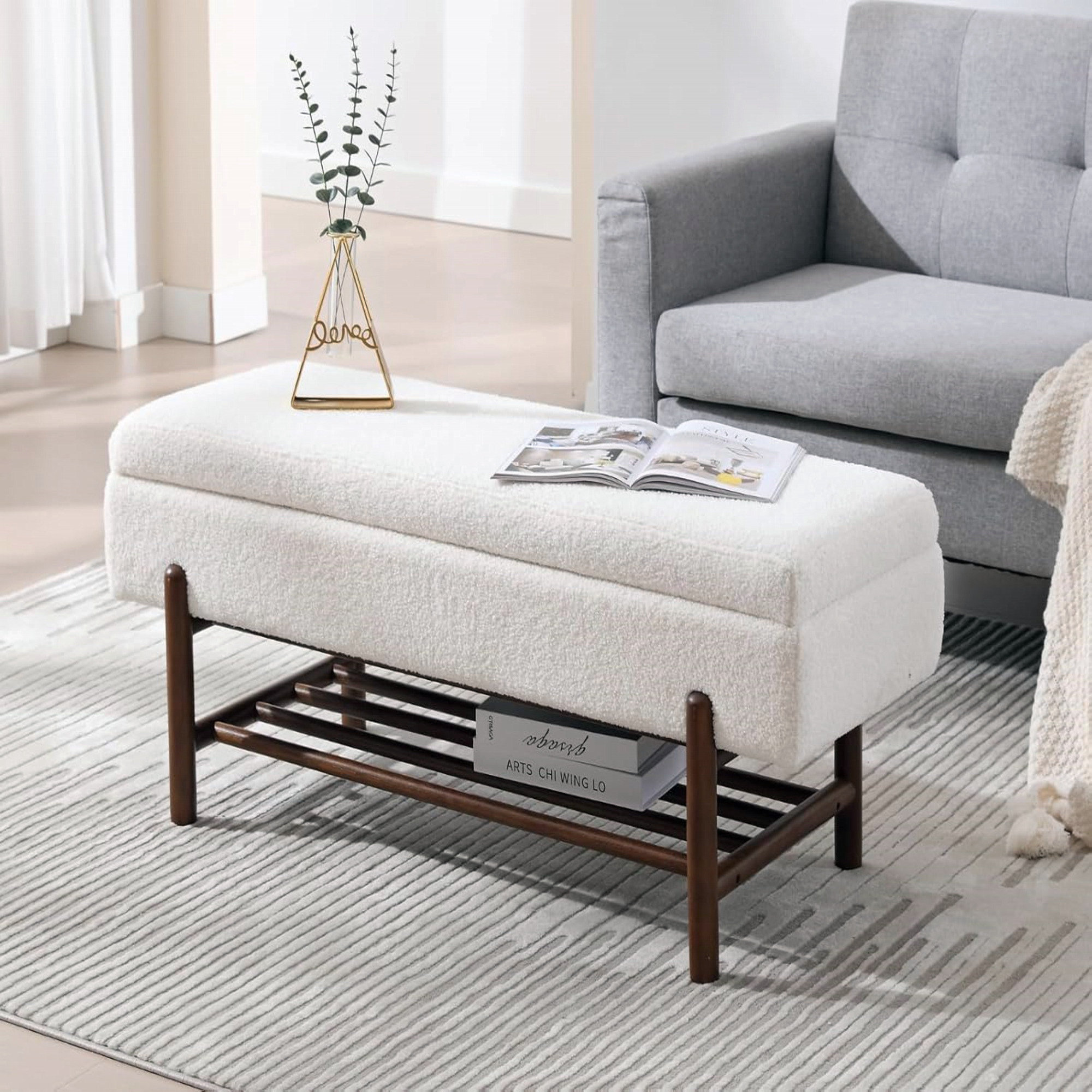 Hivost Seating And Wood Shoe Rack Long Entryway Bench | Wayfair
