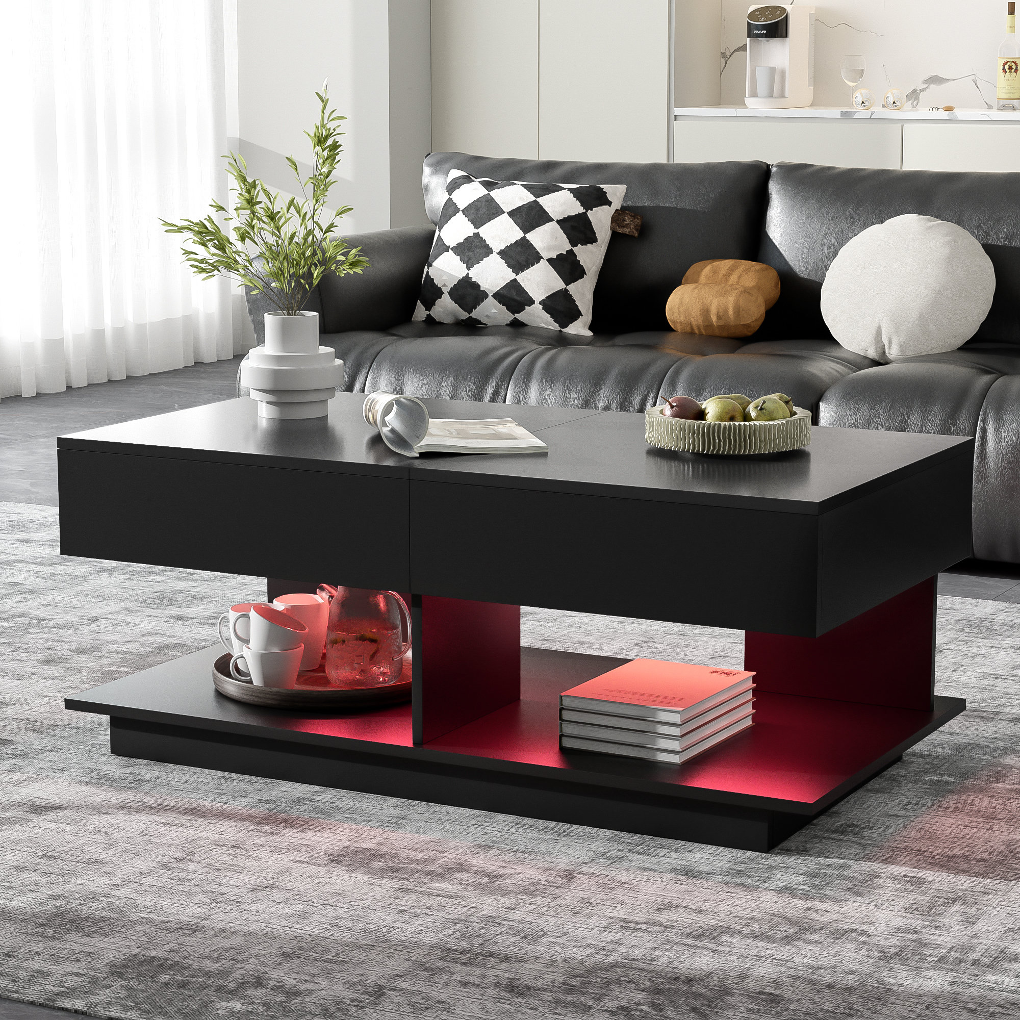 Ivy Bronx U-can Extendable Coffee Table (41.3''–76.7 ...