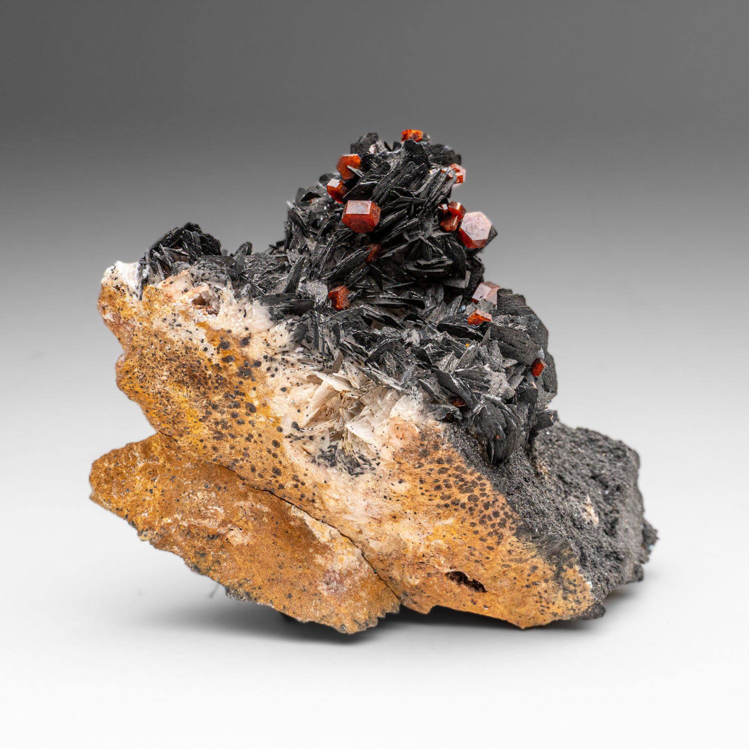 Astro Gallery of Gems Vanadinite Crystals On Matrix From Mibladen ...