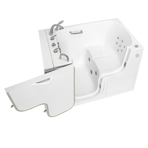 Ella Walk In Bath Wheelchair Transfer 36"x55" Acrylic Hydro Massage ...