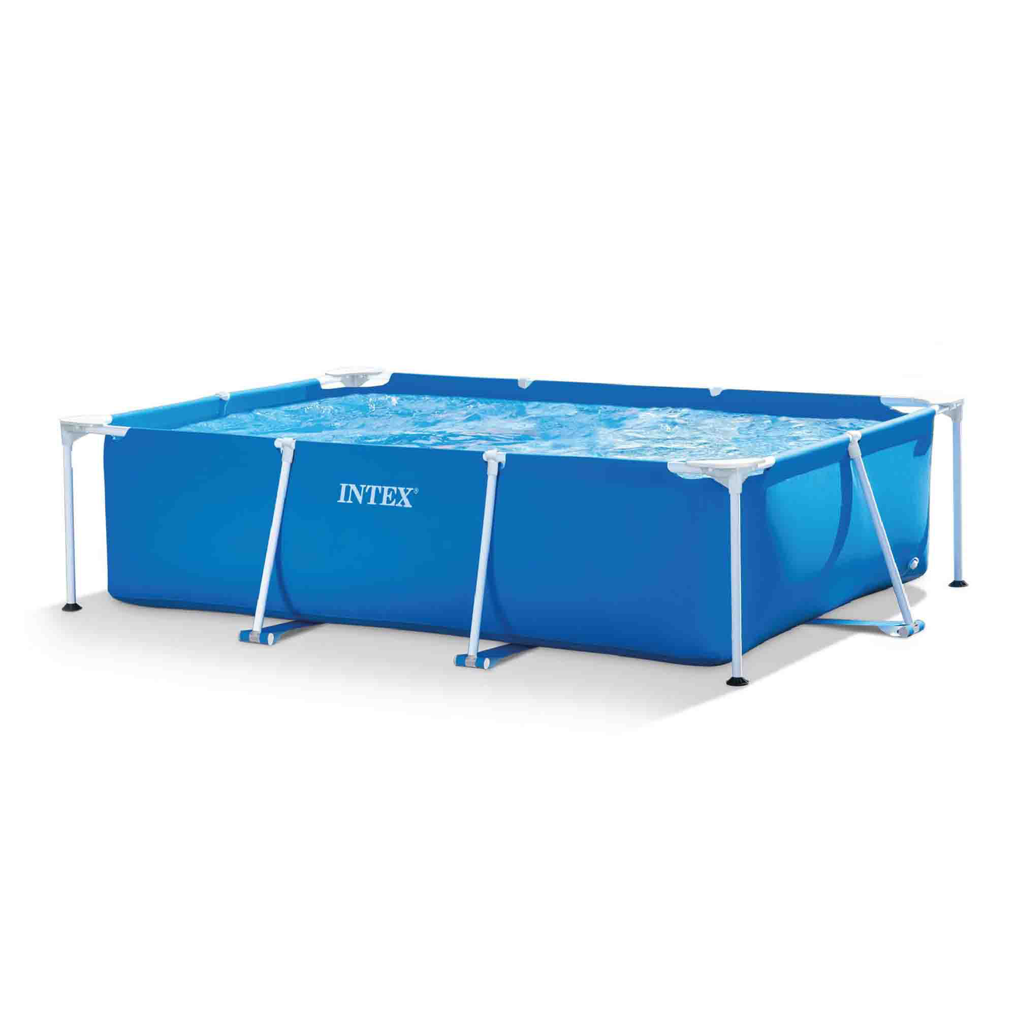 Profbig Rectangular Above Ground Splash Swimming Pool with Flow Control ...